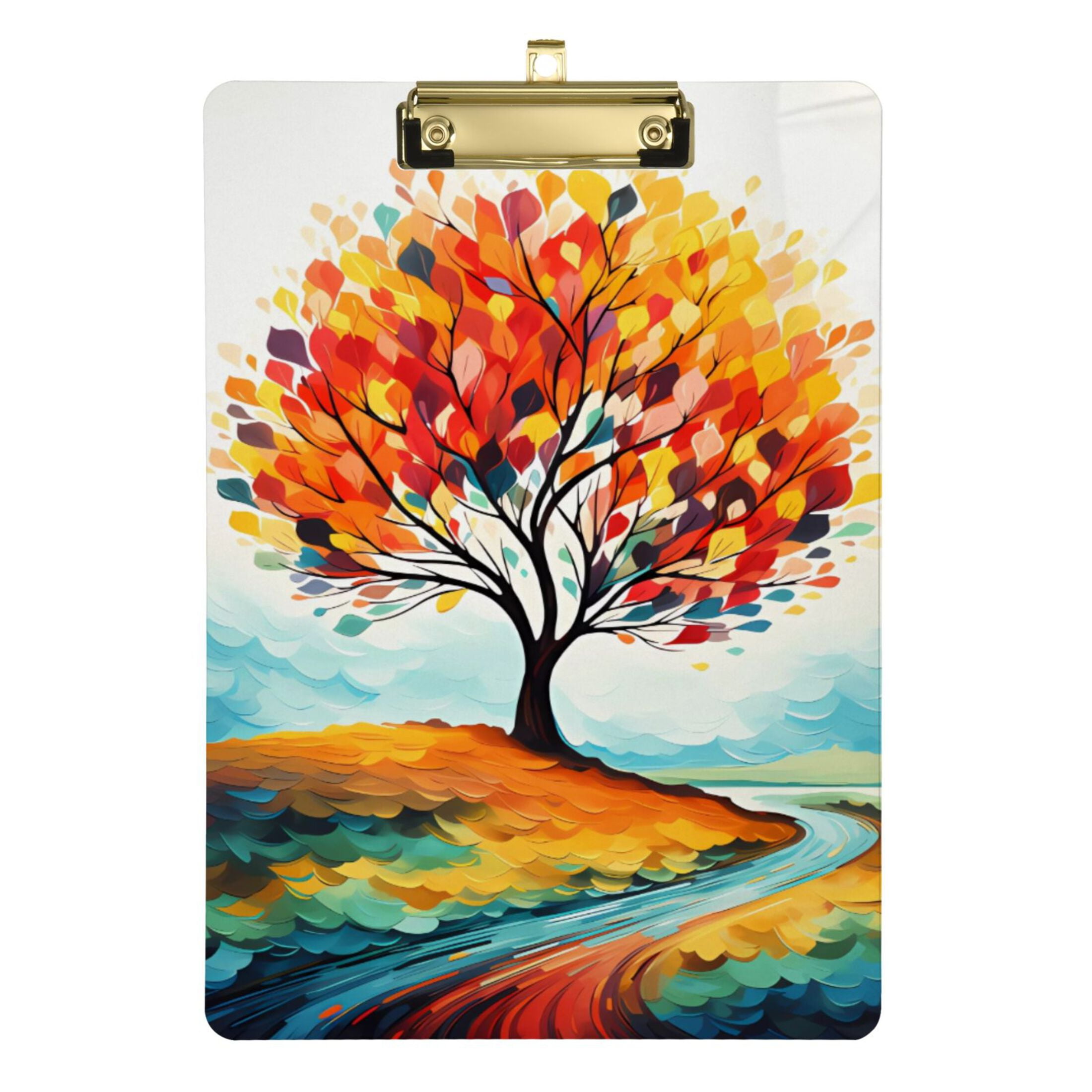 Acrylic Clipboards Abstract Tree A4 Standard Size Clipboard 12.5" X 9 ...