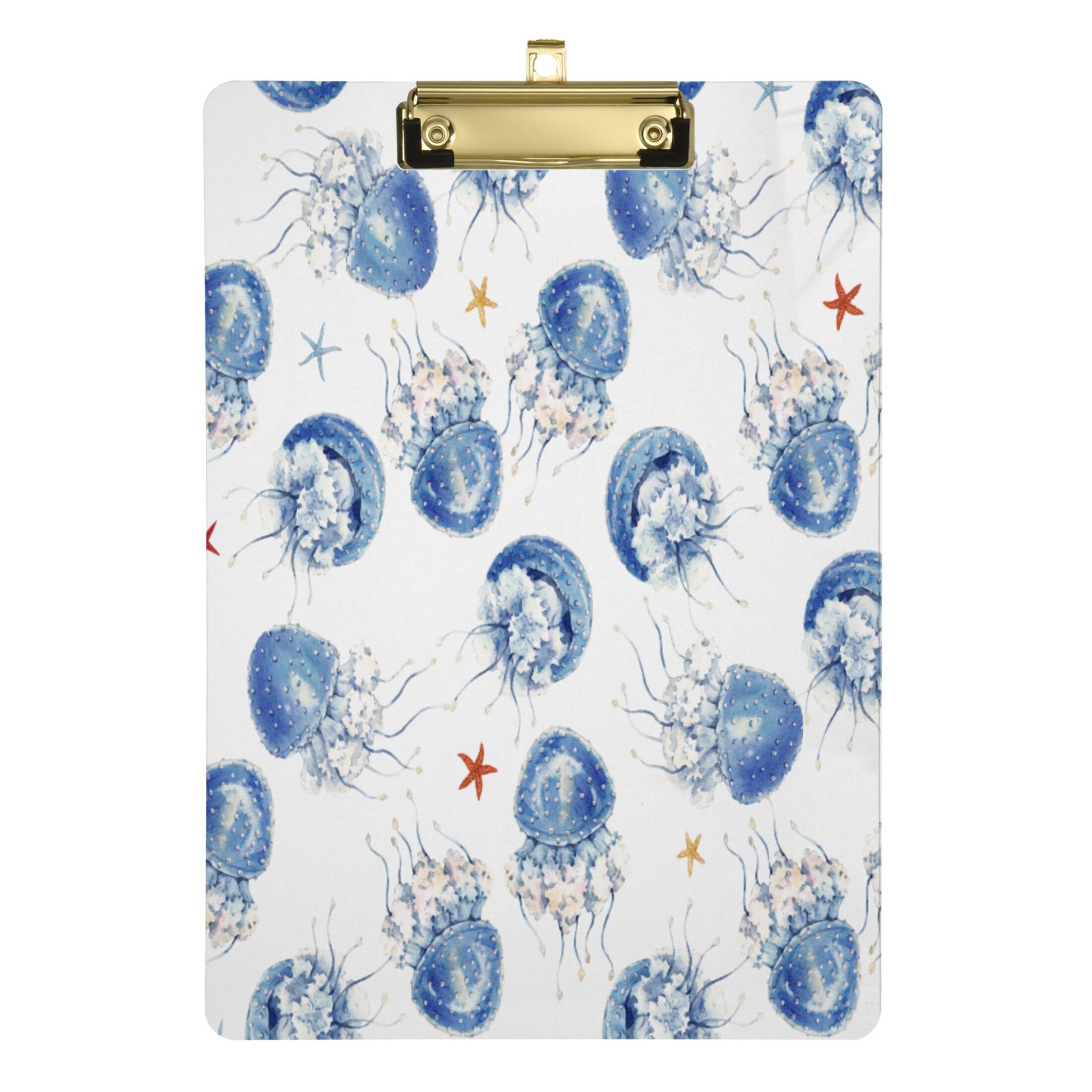 Acrylic Clipboards Beautiful Cute Jellyfish A4 Standard Size Clipboard ...