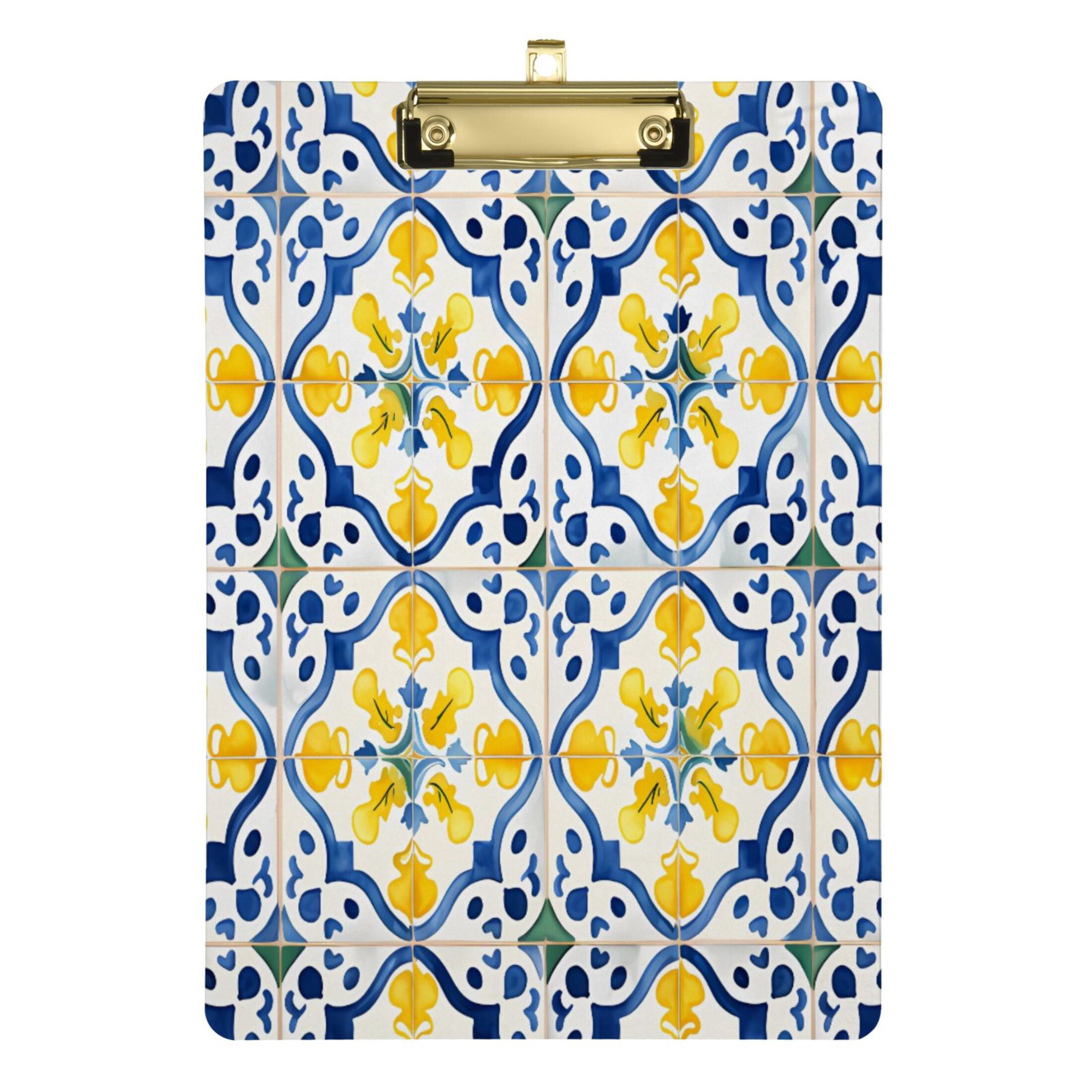 Acrylic Clipboards Bohomia Blue and Yellow A4 Standard Size Clipboard ...