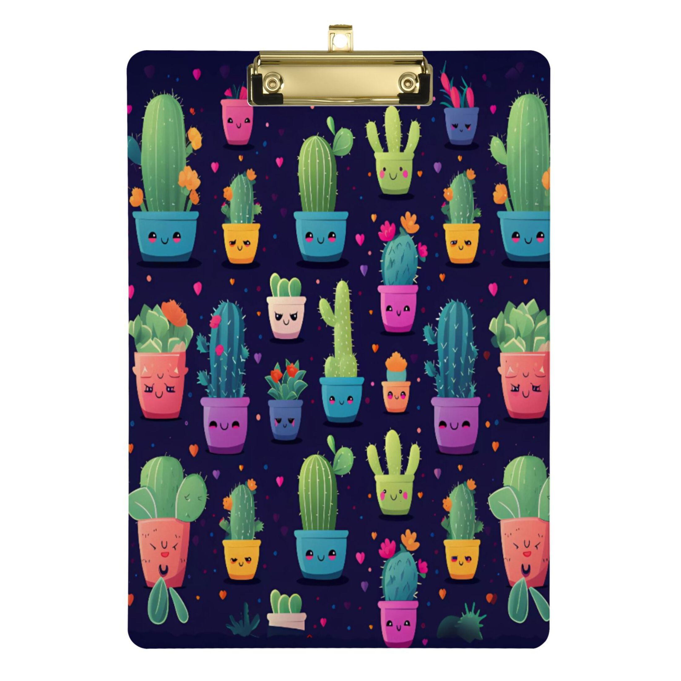 Acrylic Clipboards Cactus Cute A4 Standard Size Clipboard 12.5" X 9 ...