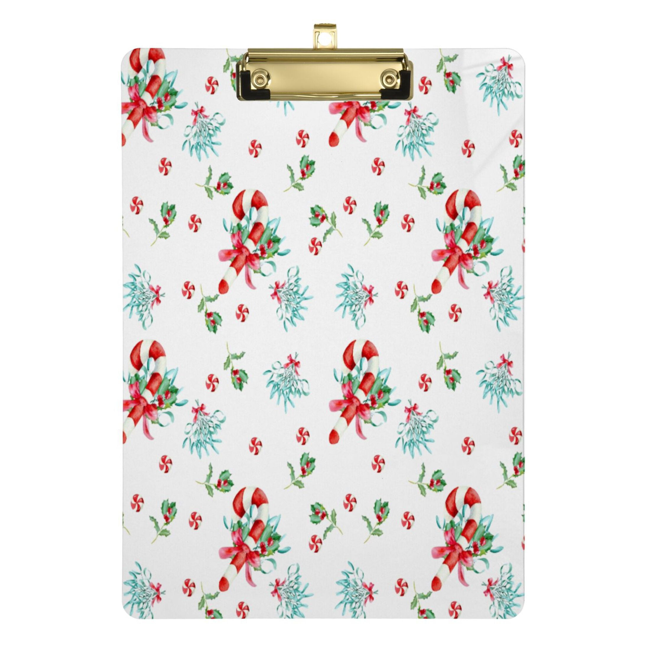 Acrylic Clipboards Christmas Candy Cane Leaves A4 Standard Size ... Acrylic Clipboards Christmas Candy Cane Leaves A4 Standard Size ...