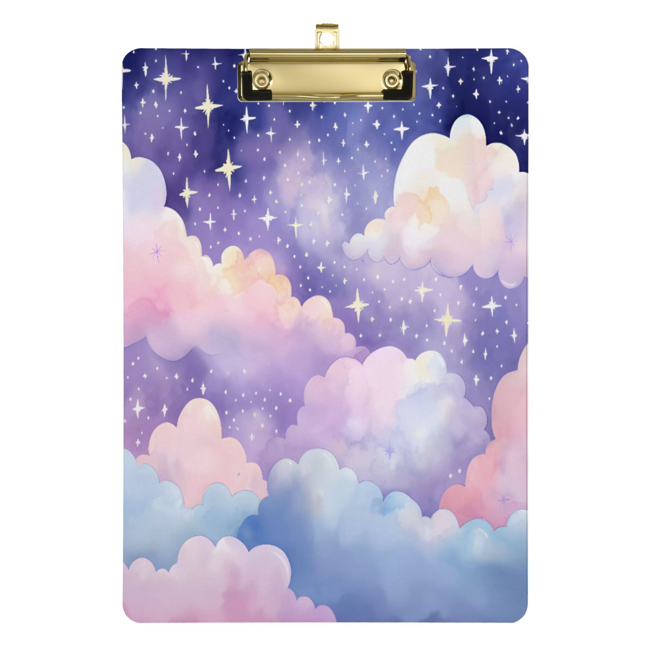 Acrylic Clipboards Cute Clouds A4 Standard Size Clipboard 12.5" X 9 ...