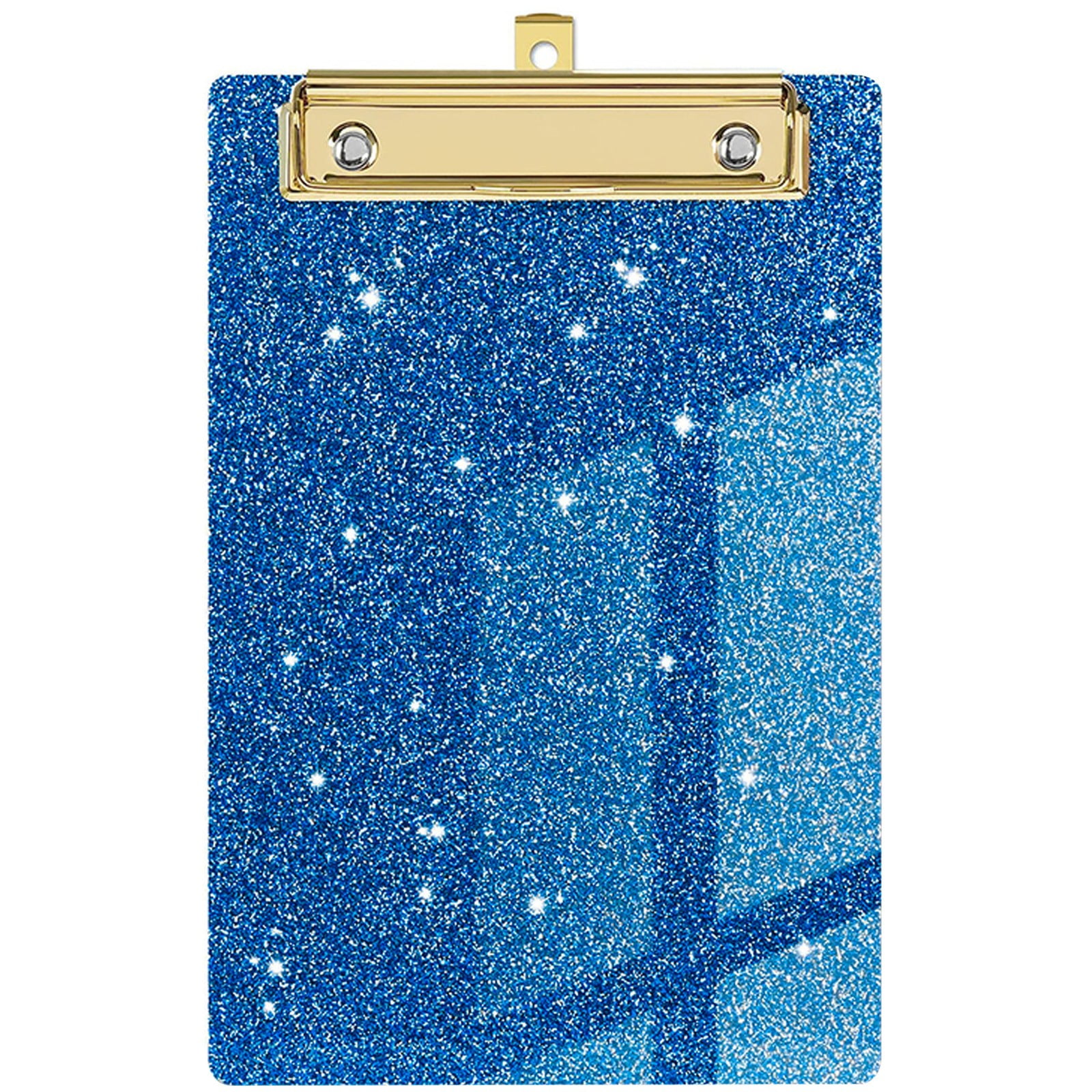 Acrylic Clipboards, Fashion Glitter Clip Board with Low Profile Gold ...