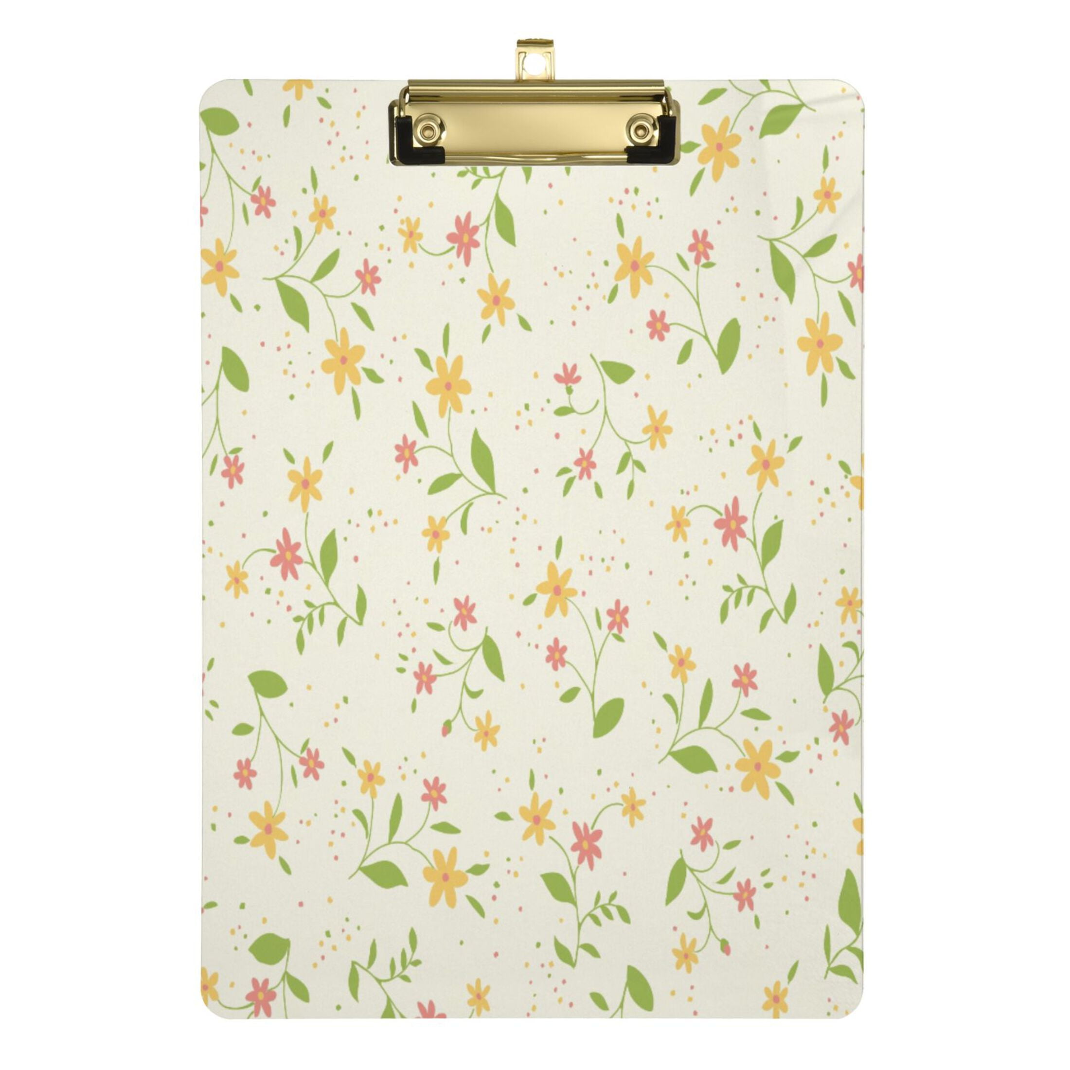 Acrylic Clipboards Floral in Yellow A4 Standard Size Clipboard 12.5" X ...