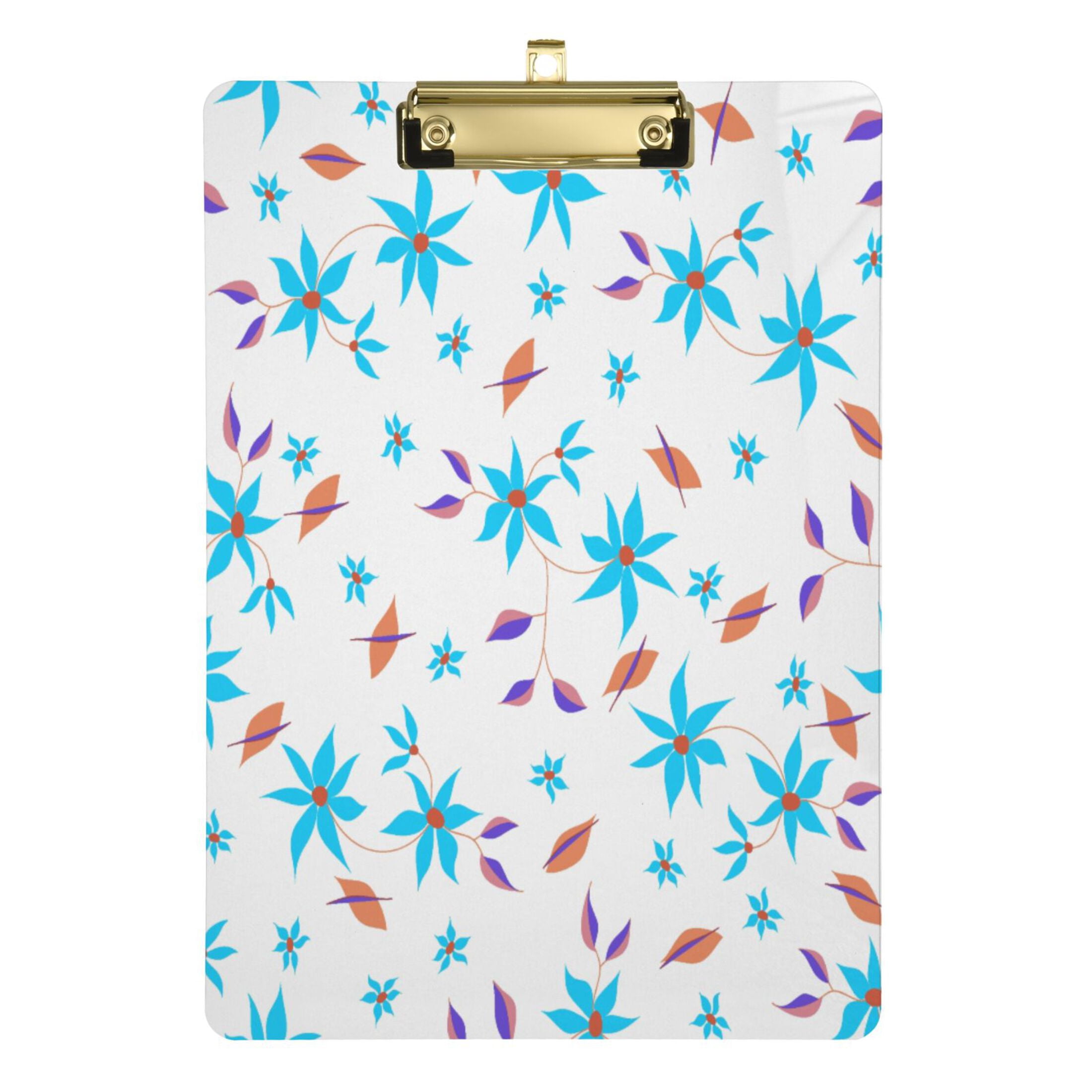 Acrylic Clipboards Flowers Cute Floral A4 Standard Size Clipboard 12.5 ...