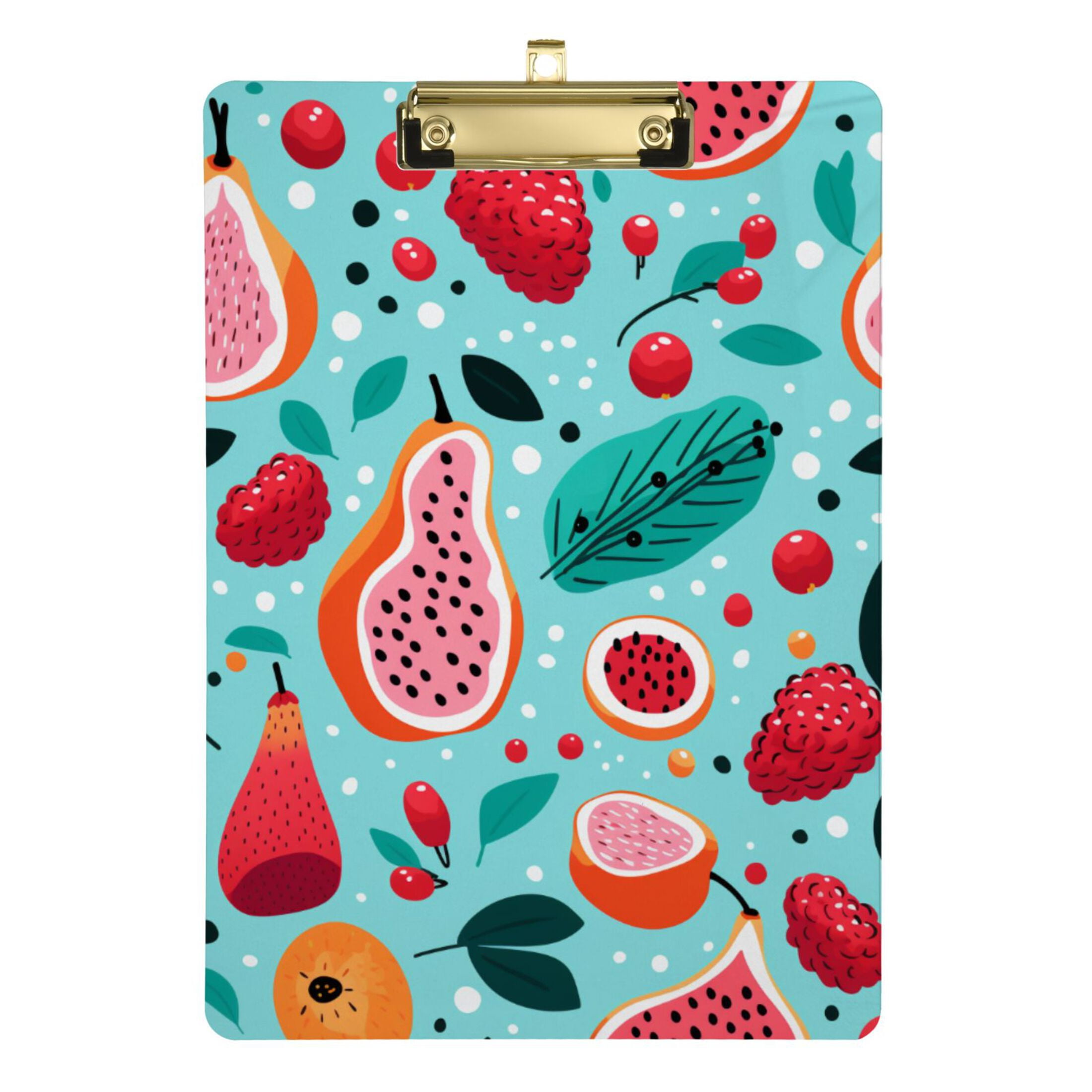 Acrylic Clipboards Fruits Difference A4 Standard Size Clipboard 12.5" X ...