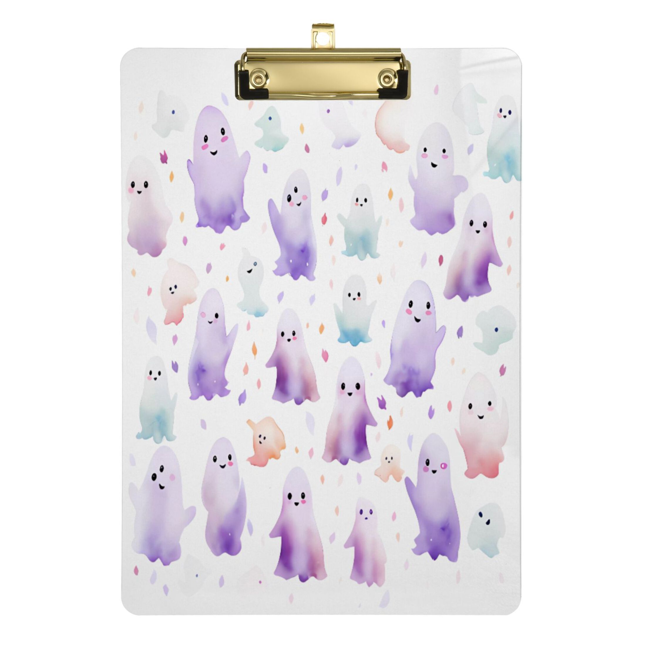Acrylic Clipboards Ghosts Purple A4 Standard Size Clipboard 12.5" X 9 ...