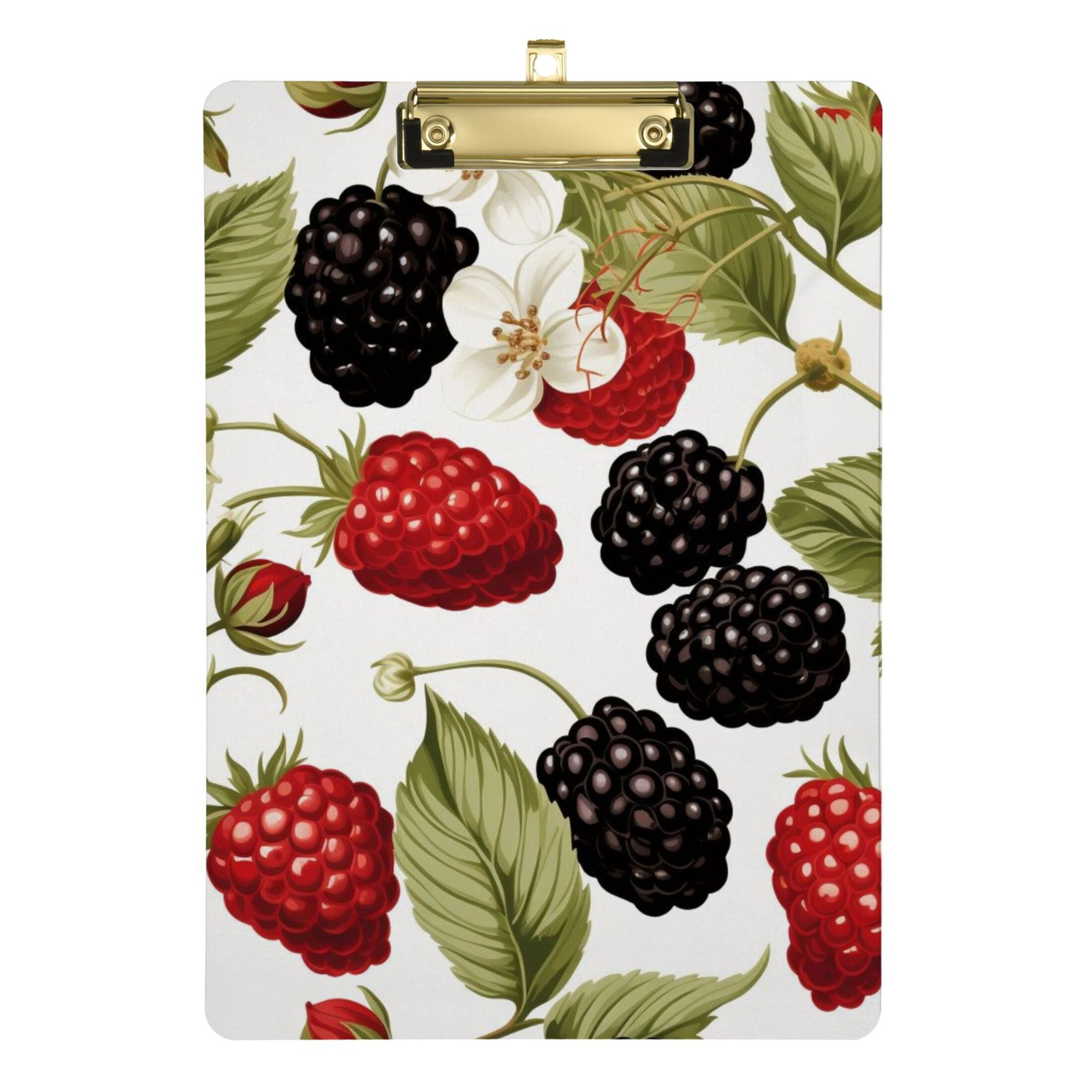 Acrylic Clipboards Mulberries Fruits A4 Standard Size Clipboard 12.5" X ...