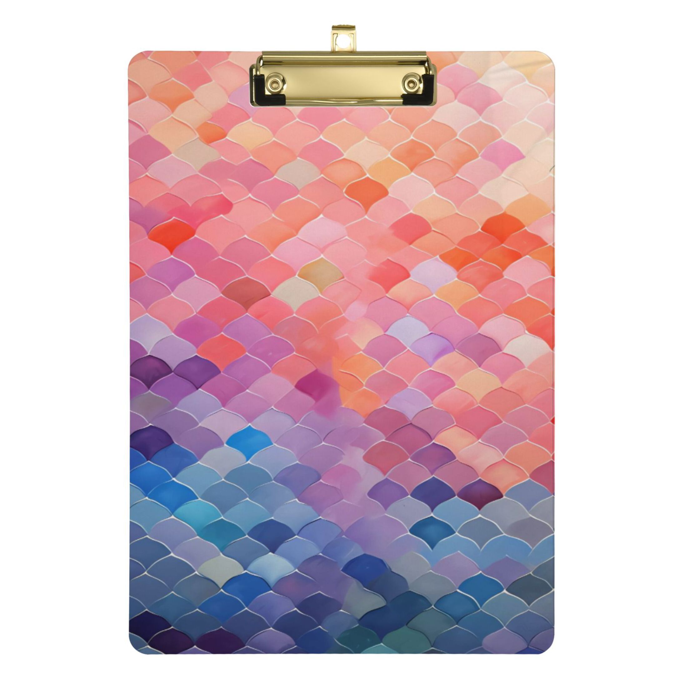 Acrylic Clipboards Pink Colorful A4 Standard Size Clipboard 12.5" X 9 ...