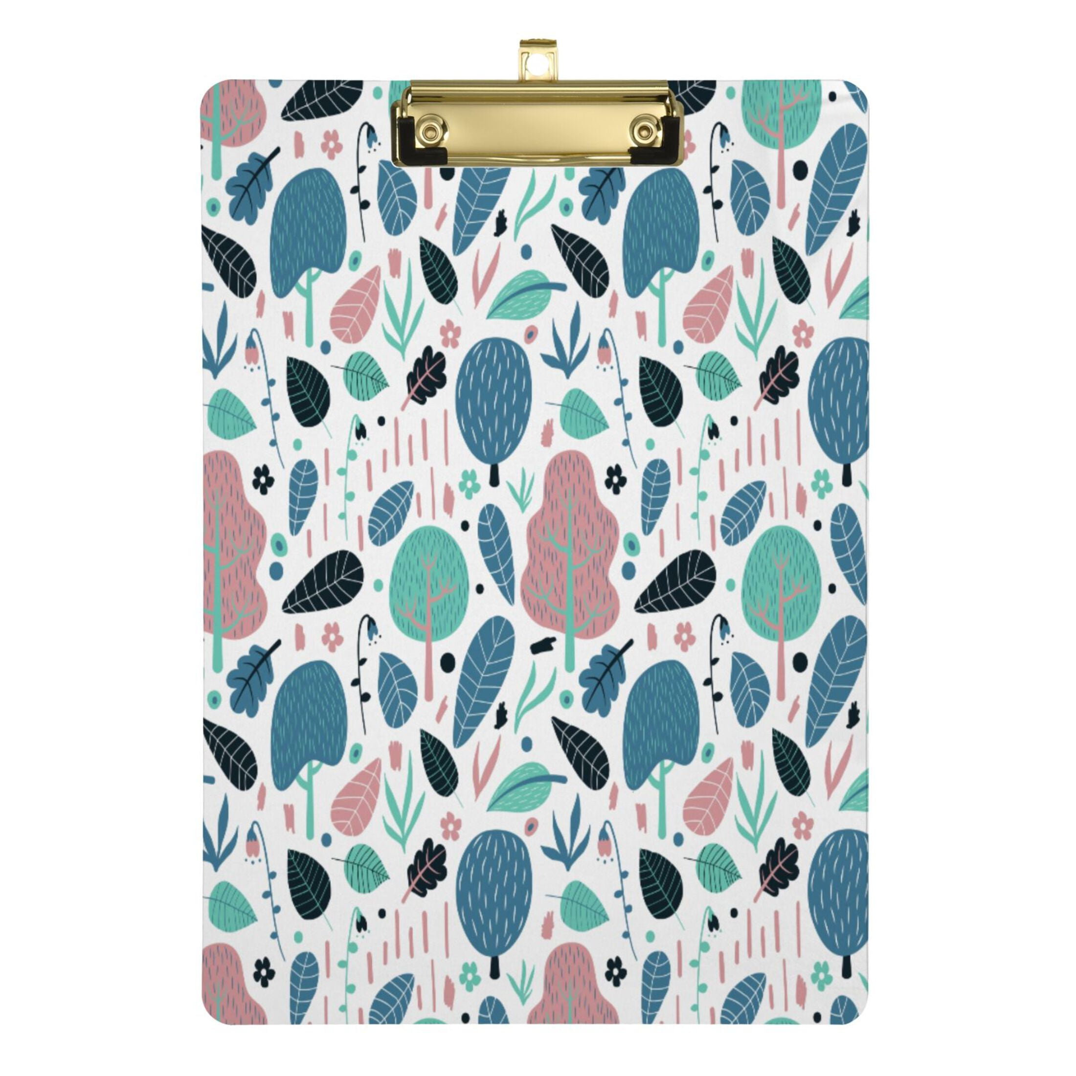 Acrylic Clipboards Pink and Blue Plants Leaves A4 Standard Size ... Acrylic Clipboards Pink and Blue Plants Leaves A4 Standard Size ...