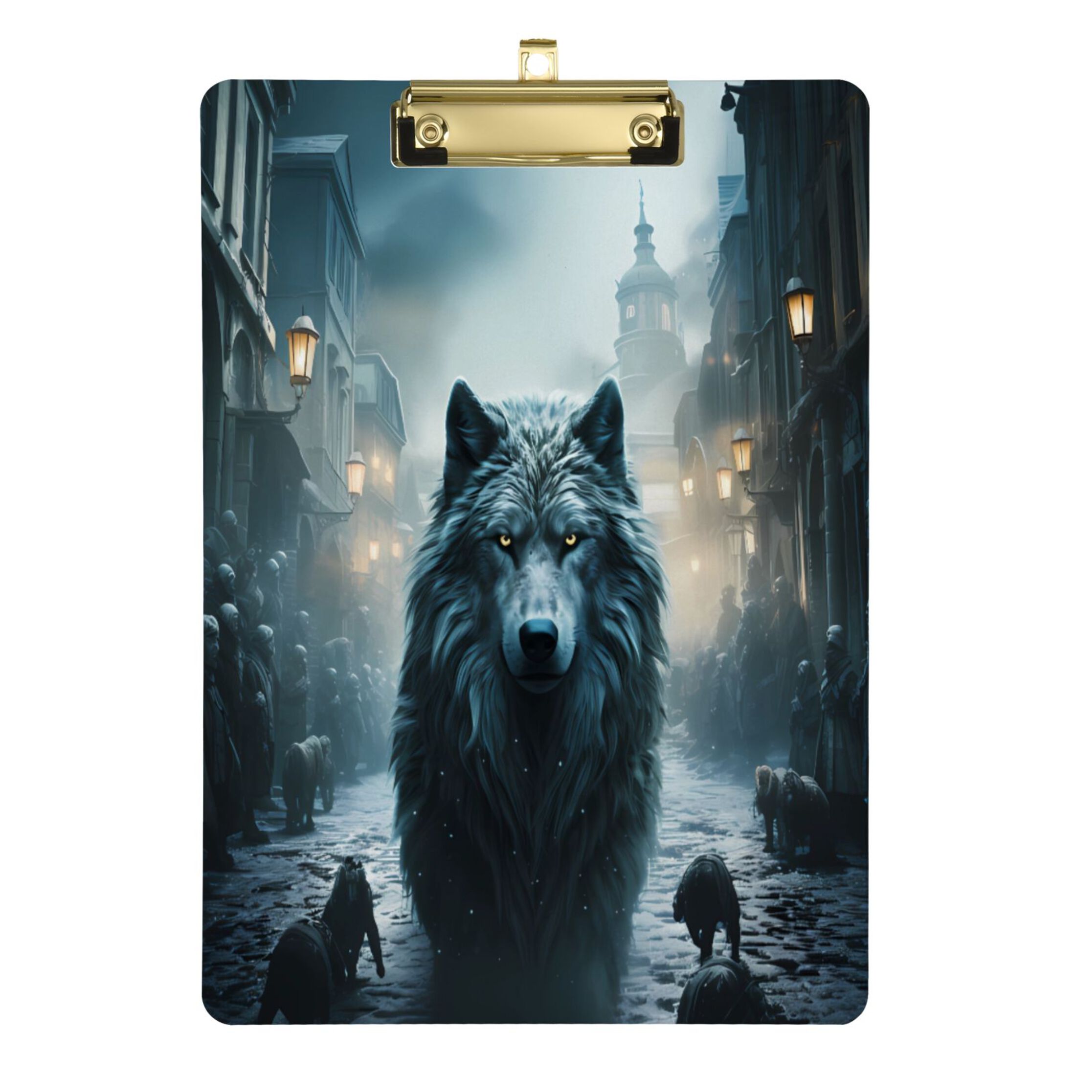 Acrylic Clipboards Wolfs Print A4 Standard Size Clipboard 12.5" X 9 ...