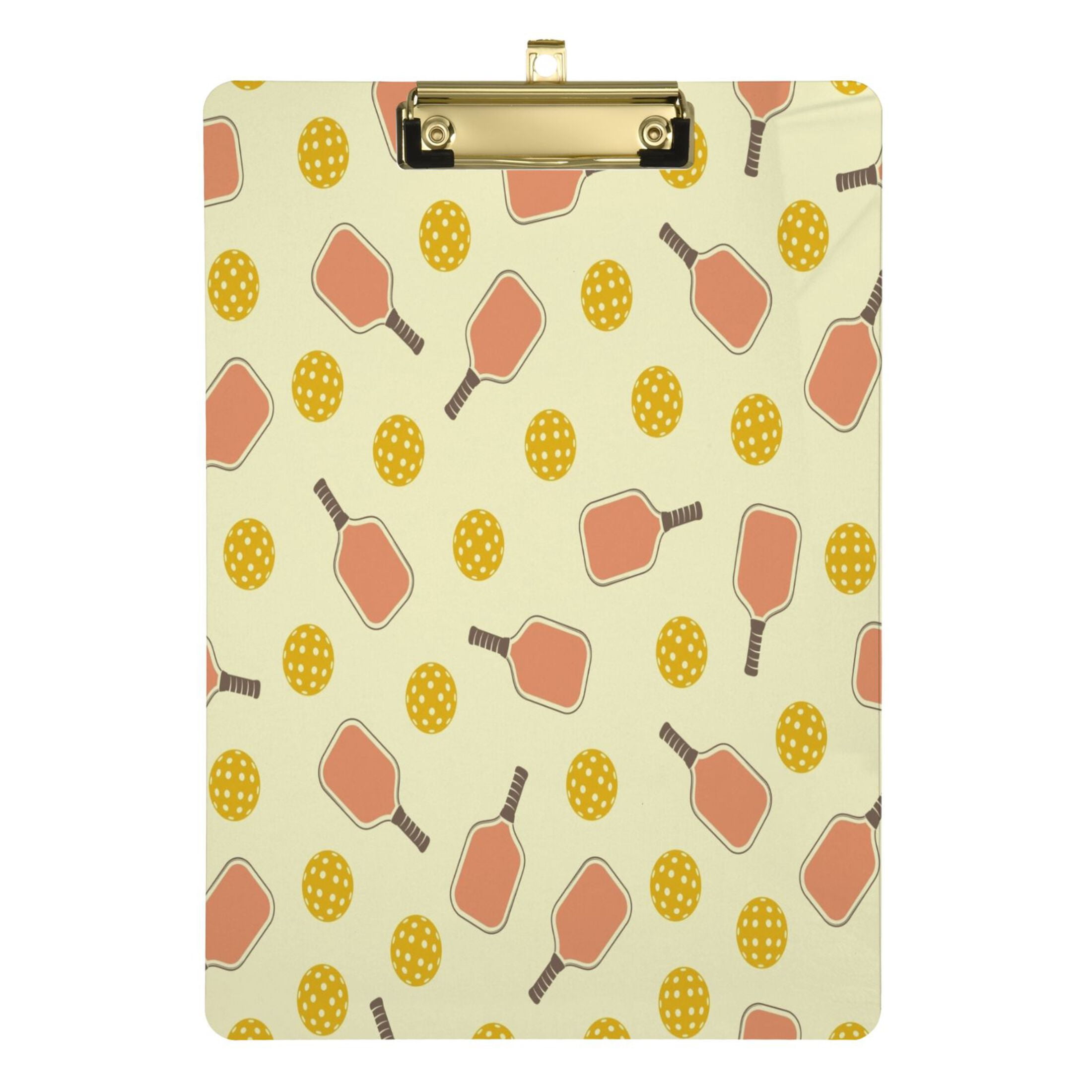 Acrylic Clipboards Yellow Pickleball Balls A4 Standard Size Clipboard ...