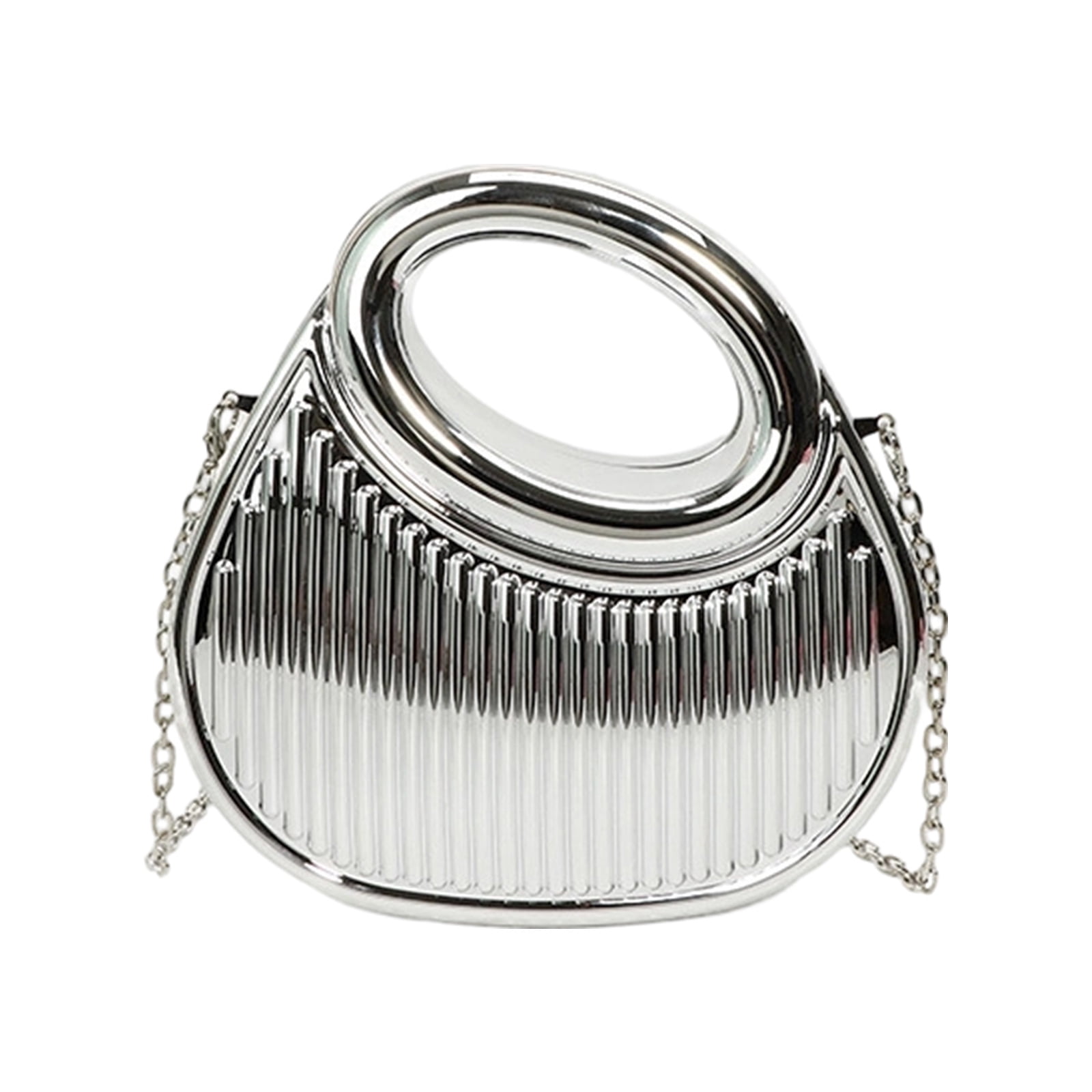 Acrylic Clutches Purse for Women Pleated Evening Bag for Wedding Guest ...