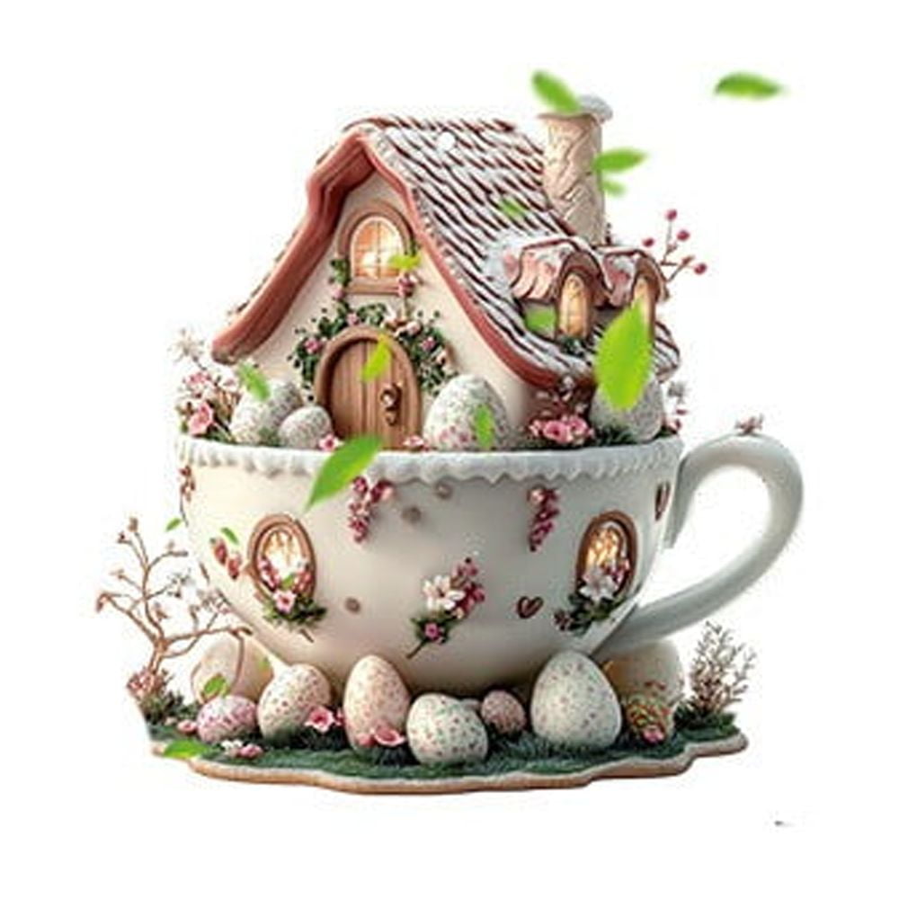 Acrylic Coffee Cup Keychain Under 5 ! Yrmaups 2D Flat Cute Pendant for ...