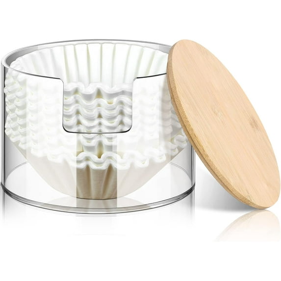 Acrylic Coffee Filter Holder Reusable Clear Coffee Filter Storage ...