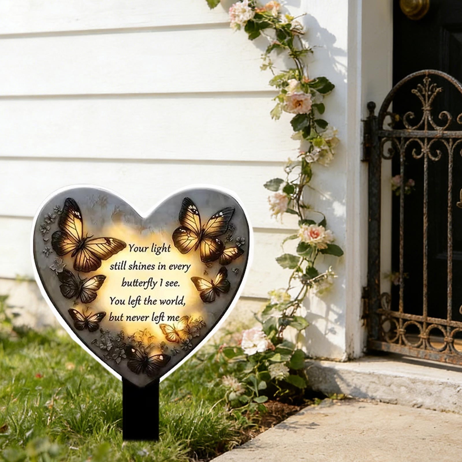 Acrylic Commemorative Plaques for Outdoor Decoration, Garden Courtyard ...
