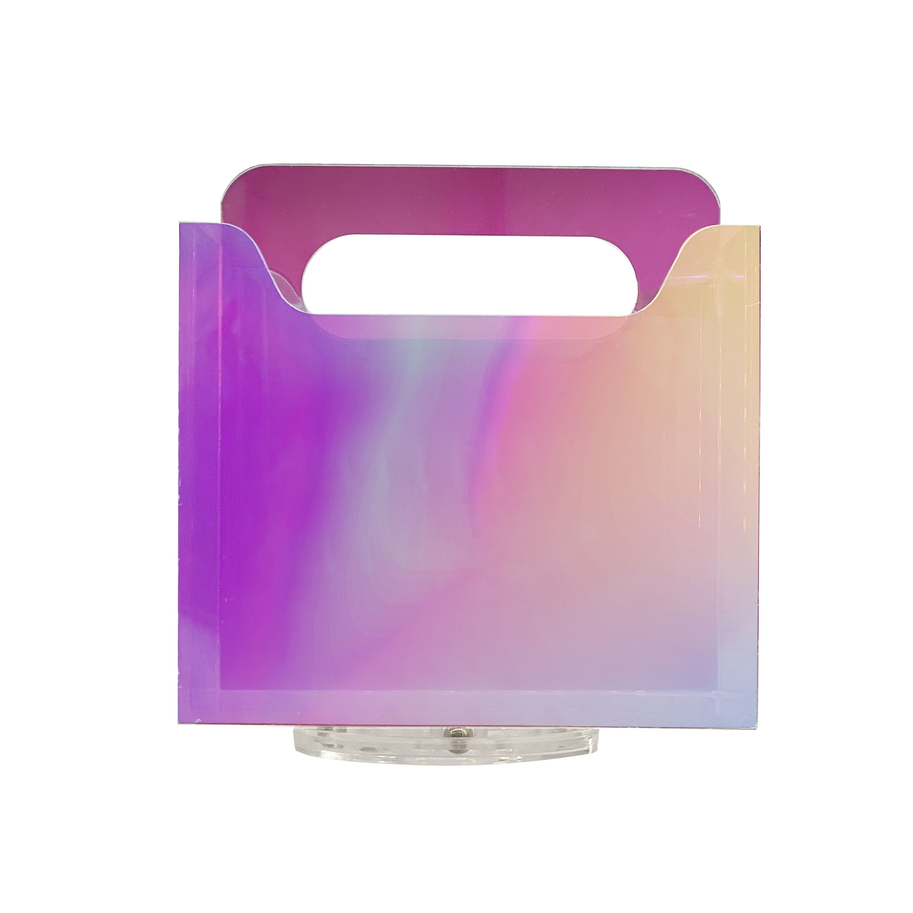 Acrylic Compartment Desk Organizer, Iridescent, Back to School ...