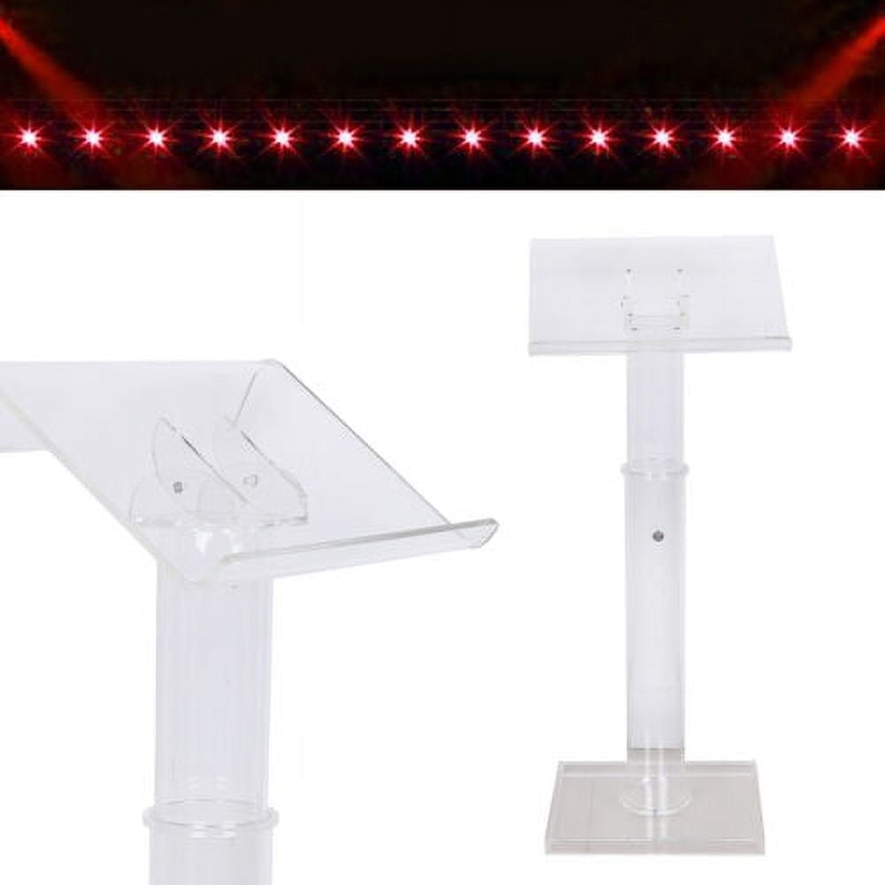 Acrylic Conference Pulpit Podium Clear Church Lectern Church School ...