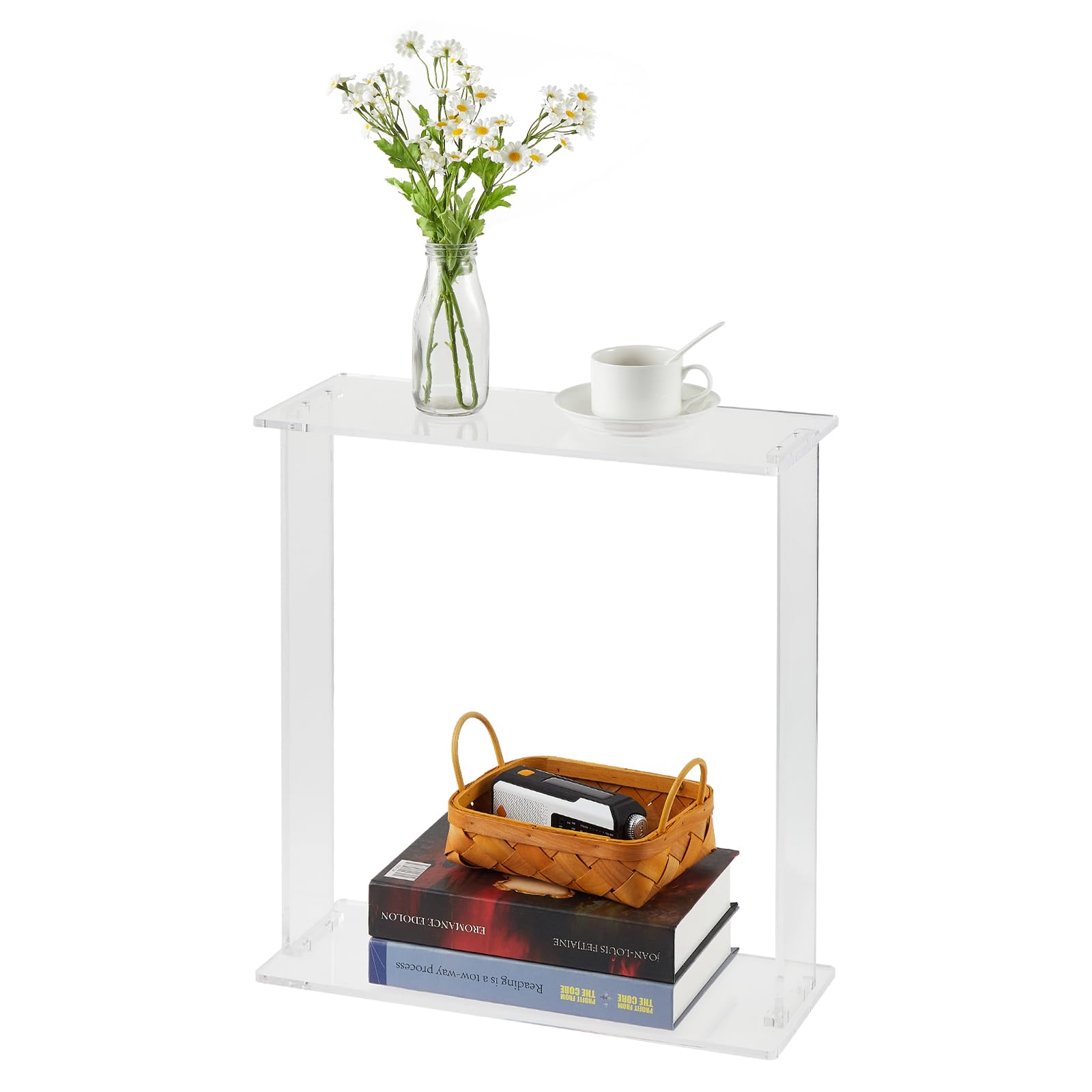 Acrylic Console Table,Acrylic Small Entryway TableThin Sofa Table ...
