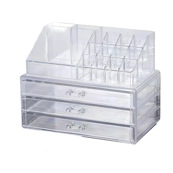 Acrylic Cosmetic and Jewelry Storage Box with Multiple Drawers for ...
