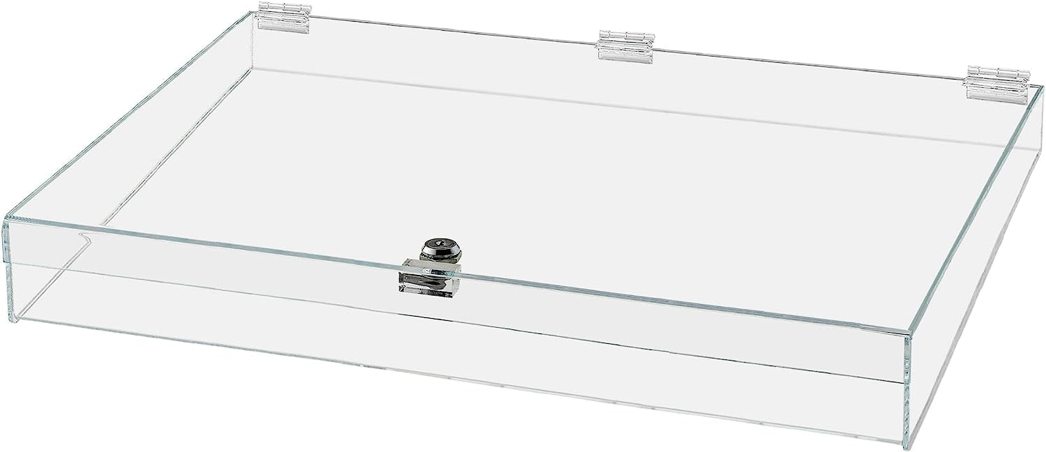Acrylic Countertop Display Case 24" x 18" x 3" Locking Security ...