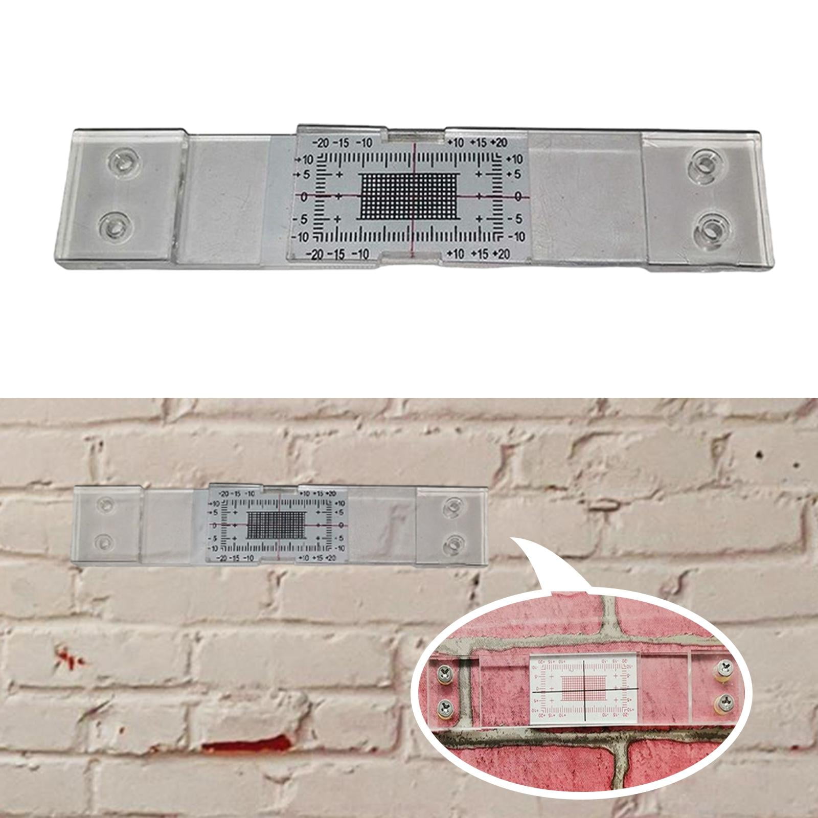 Acrylic Crack Monitor, Size Chart Stopping Point Gauge,Geotechnical ...