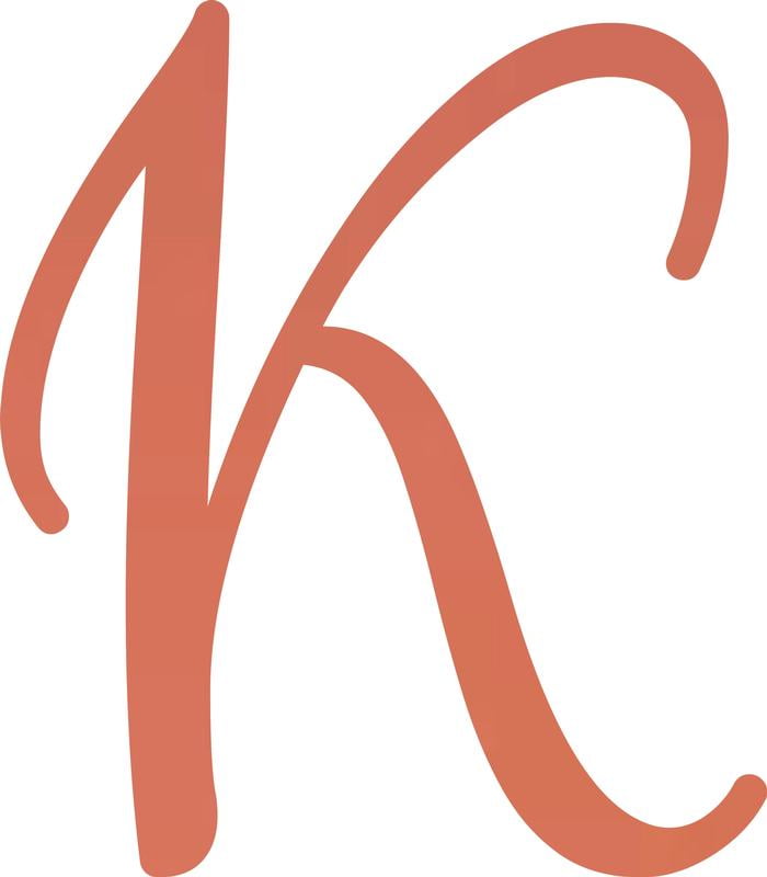 Acrylic Craft Letters, Lobby Sign K Script, 1'' Tall Pastel Coral ...