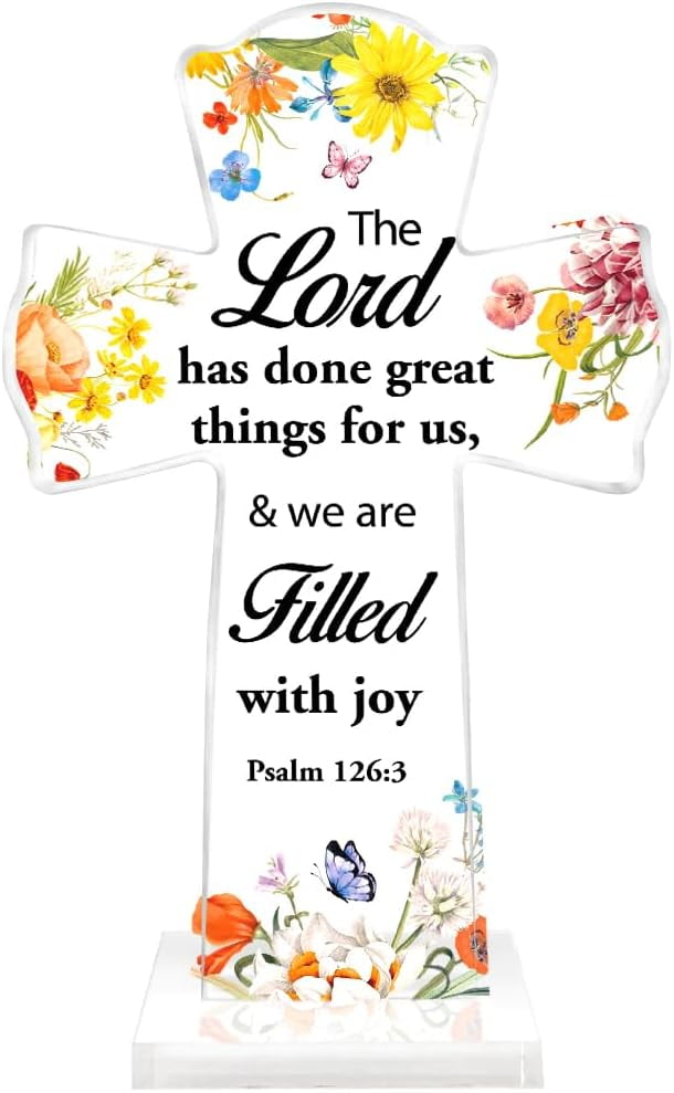 Acrylic Cross,Christian Standing Cross,Inspirational Christian Gifts ...