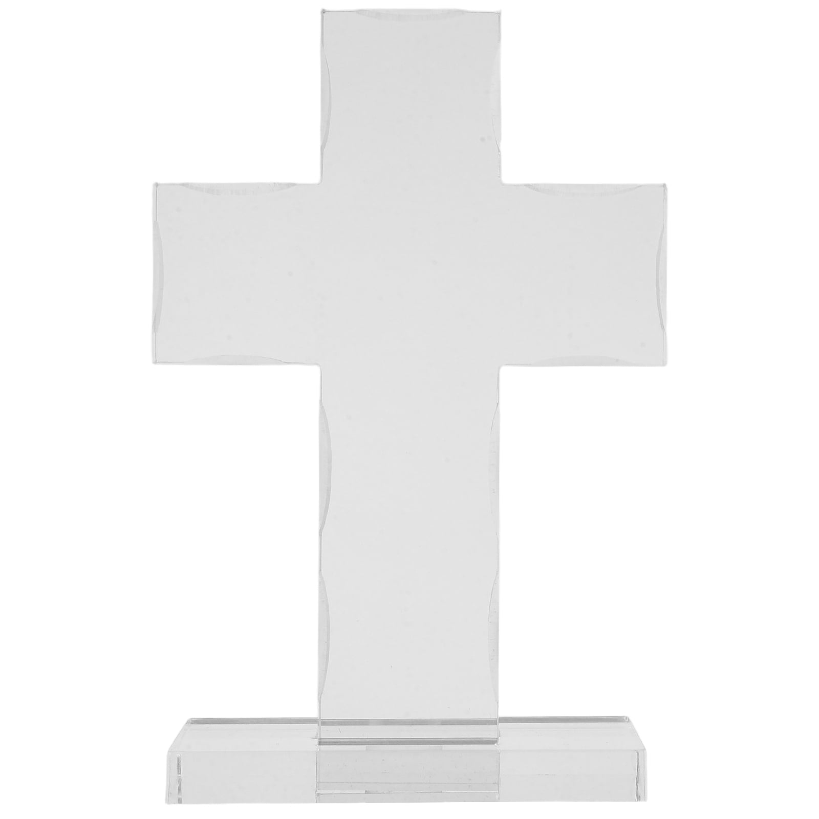 Acrylic Cross Home Decor Memorial Ornaments Gift Baby Transparent ...