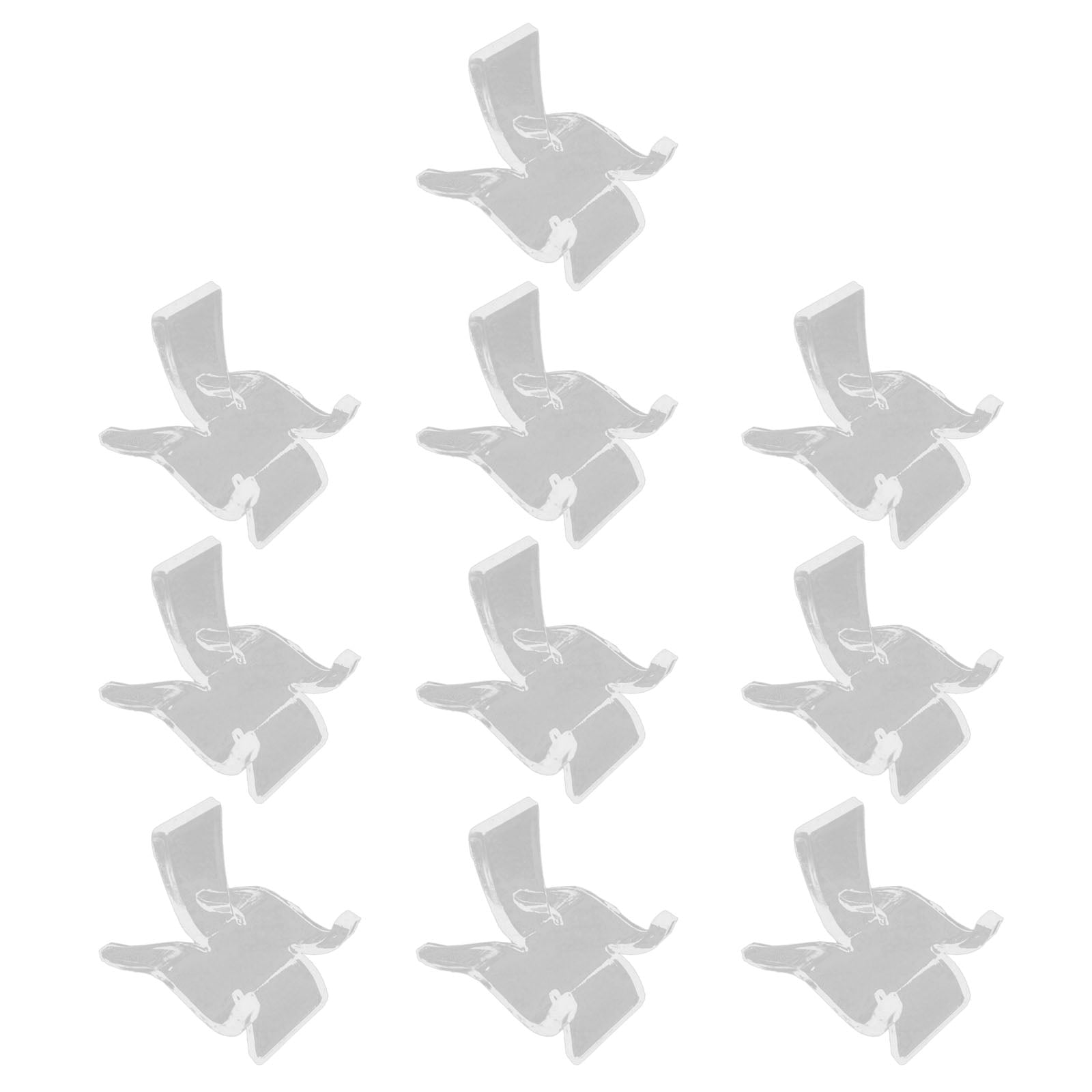 Acrylic Crystal Display Stand 10pcs/set Clear Storage Holder Bracket ...
