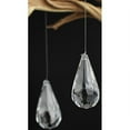 Acrylic Crystal Raindrop Chandelier Drops, Clear, 2-Inch, 14-Piece ...