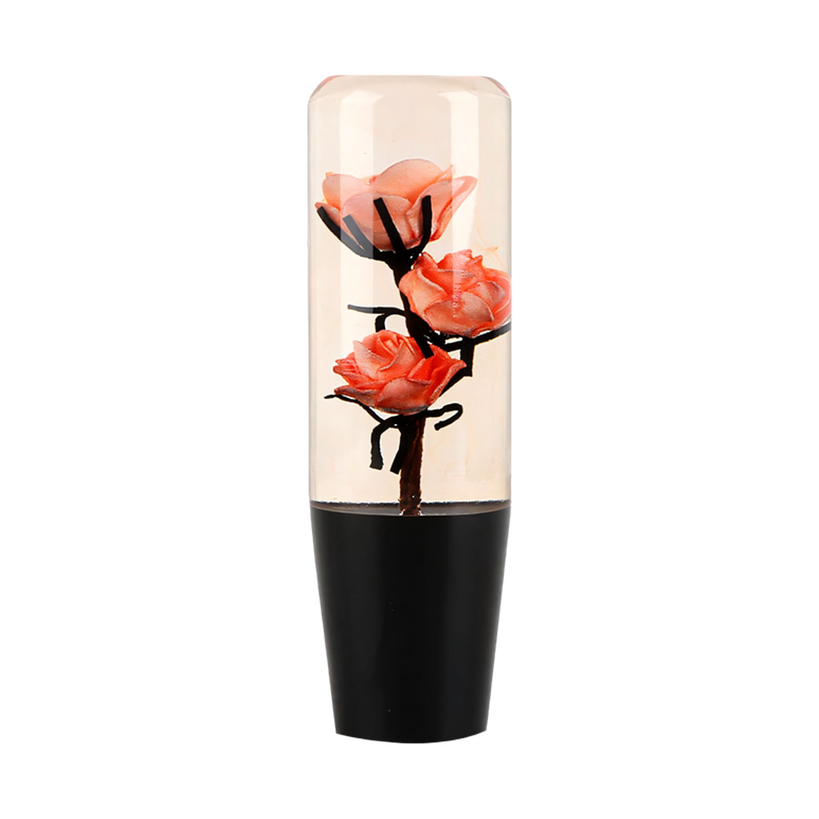 Acrylic Crystal Rose Gear Shifts Knob Acrylic Rose Change Handle ...