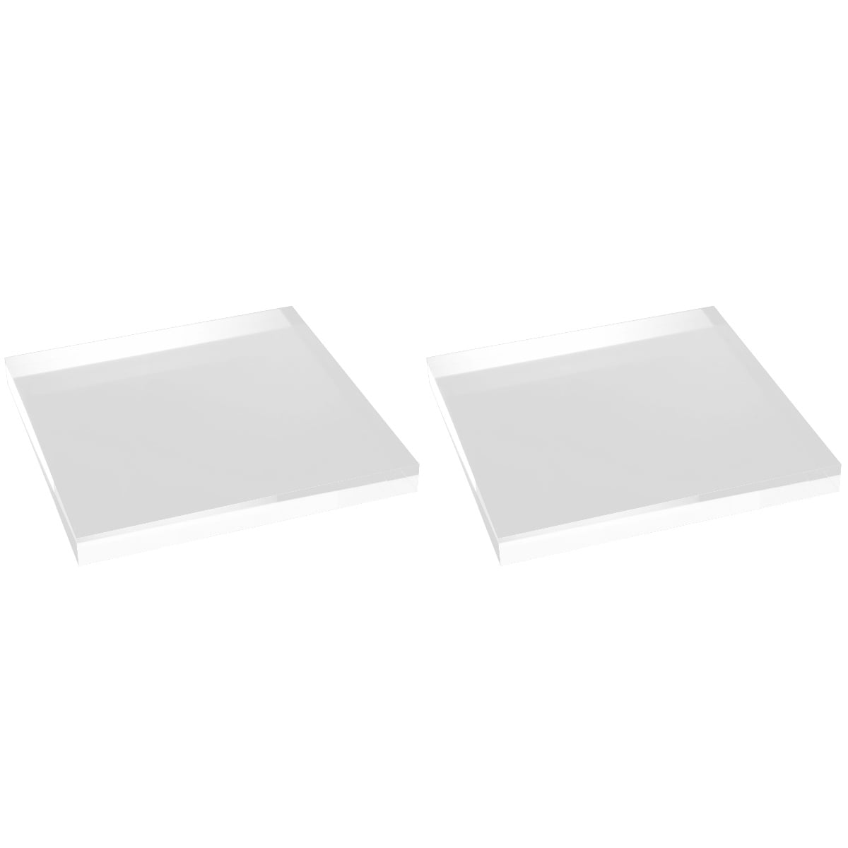 Acrylic Cube Mirror Trim Desk Top Organizer Shelf Home Decor Jewelry ...