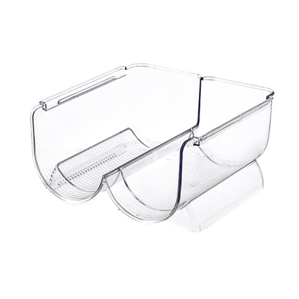 Acrylic Cup Holder Stackable Refrigerator Wine Water Bottle Holder Cup ...