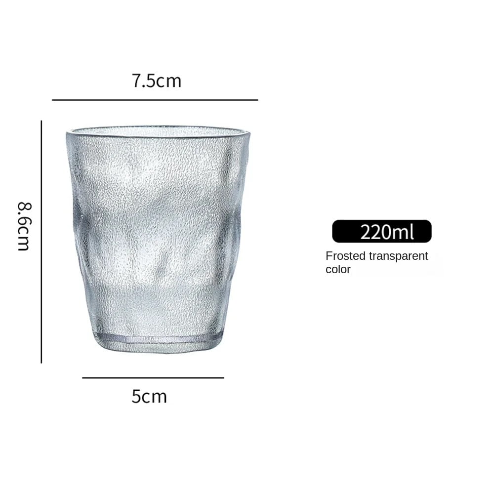 Acrylic Cup Transparent Plastic Pc Beer Cup Frosted Color Restaurant ...