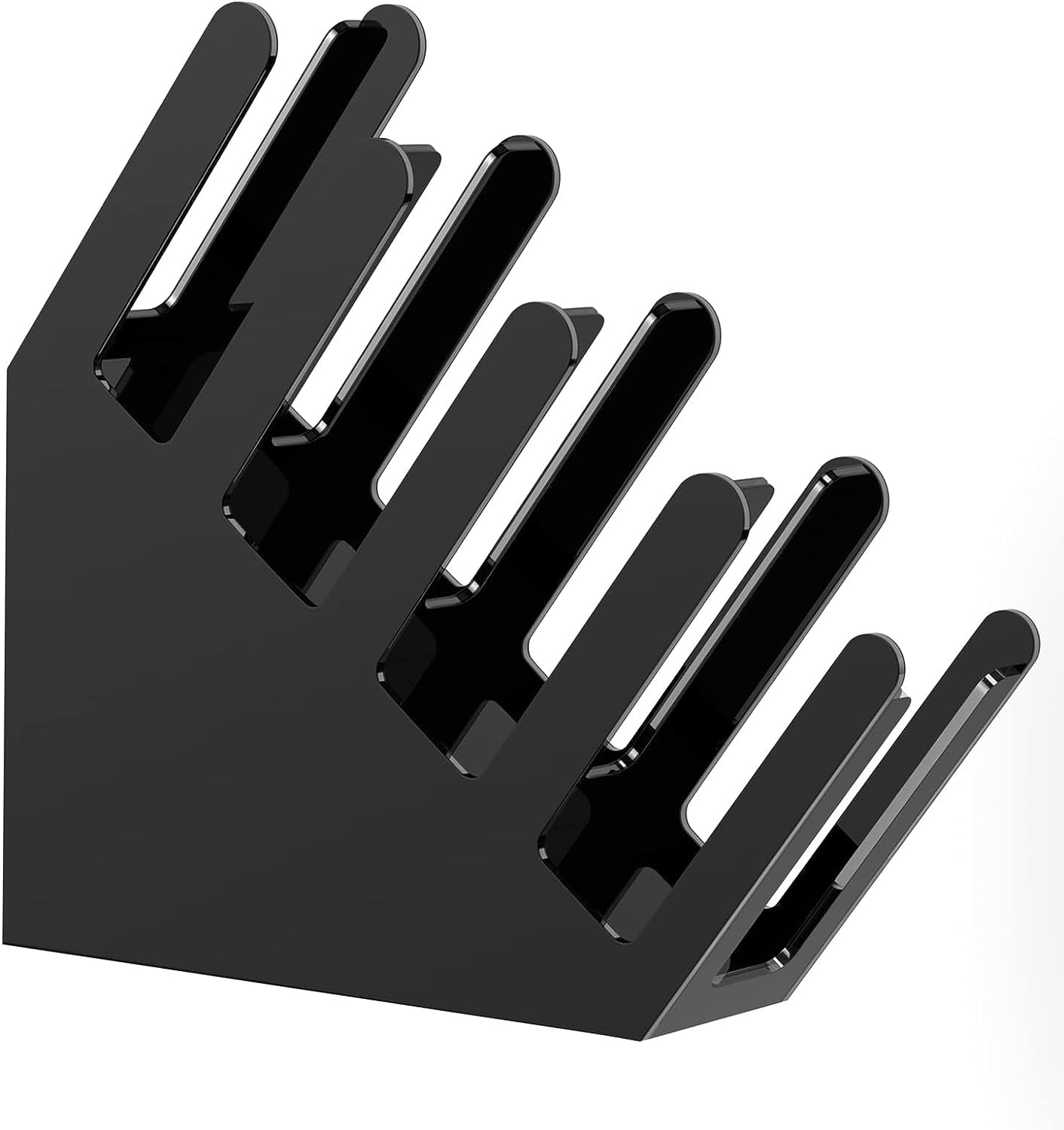 Acrylic Cup and Lid Holder, 4 Compartment, Slanted Hot or Cold ...