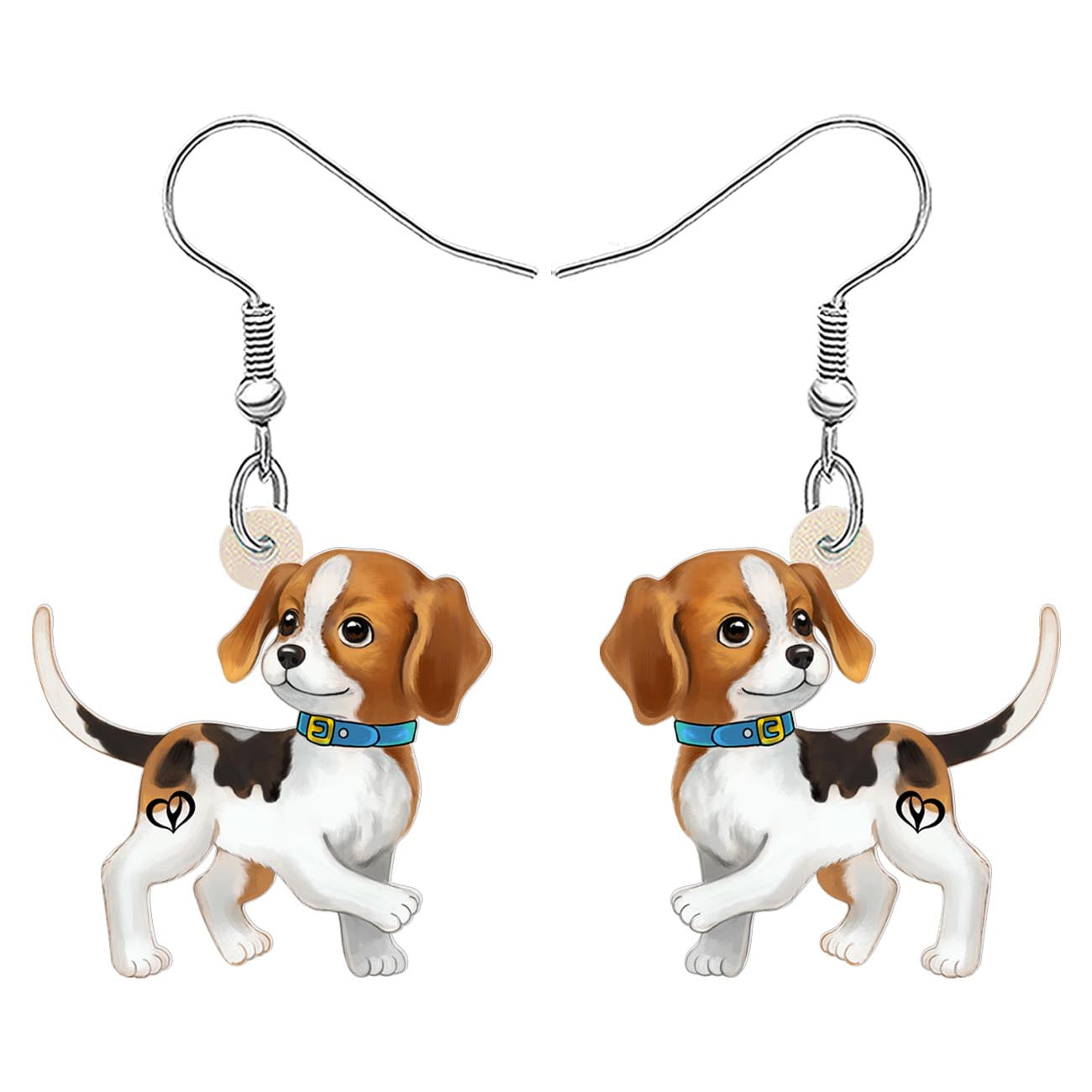 Acrylic Cute Beagle Dog EarringsCollar Puppy Dangle Jewelry For Women ...