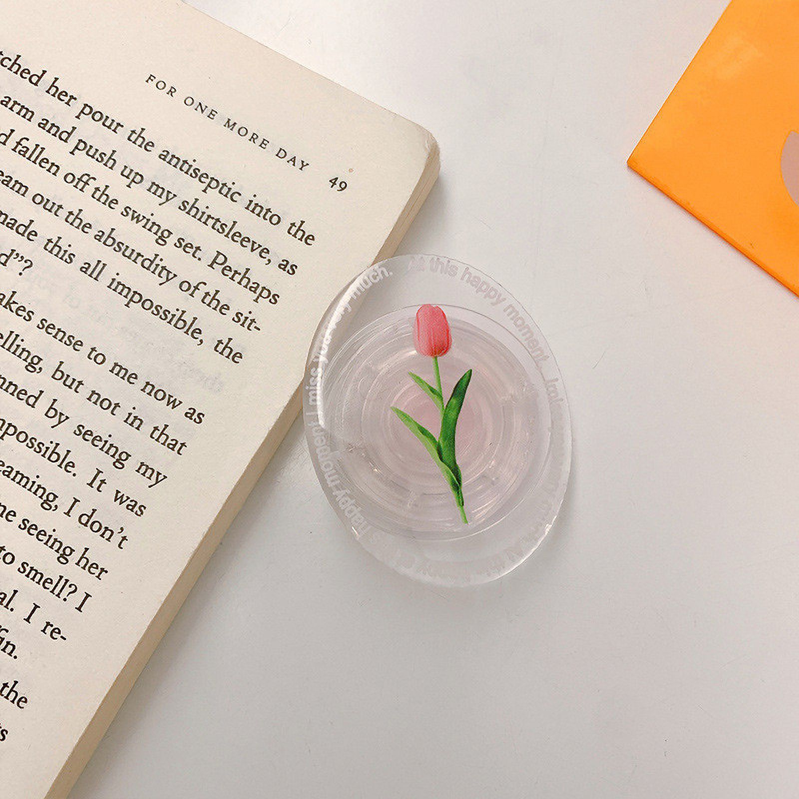 Acrylic Cute Sheep Tulip Universal Grip Tok Phone Holders Furry Stand ...