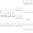 Acrylic Cutlery Organizer 3 Sectio Clear Utensil Storage Caddy For ...