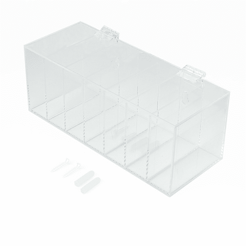 Acrylic Day Dot Dispenser, 7-Slot Sticker Roll Dispenser Holder, Clear ...