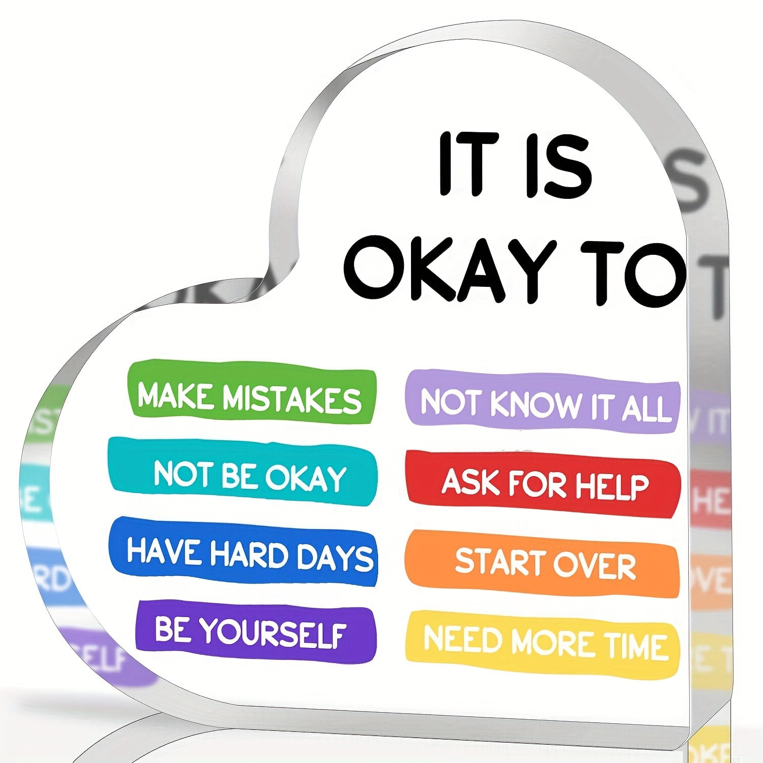 Acrylic Decorative Sign & Plaque With Messages - Art Deco Style Family ...