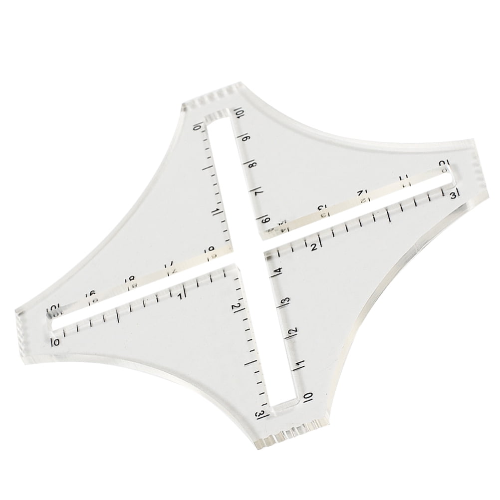 Acrylic Density Ruler Wool Sample Weaving Ruler Embroloisse Quilting ...