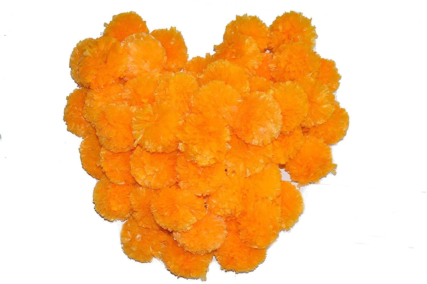Acrylic Design Art Artificial Marigold Fluffy FlowerGenda Phool ...