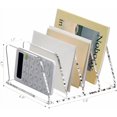 Acrylic Desk File Sorter Organizer Holder, 4-Section Clear Vertical ...