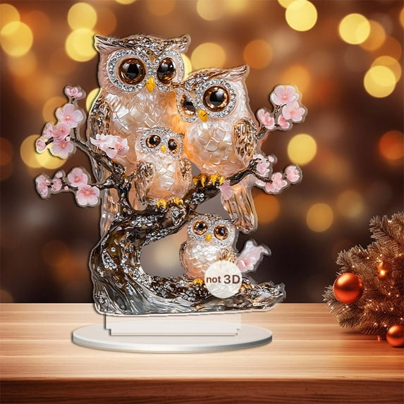 Acrylic Desktop Decoration for Home and Office, 2D Flat Design Table ...