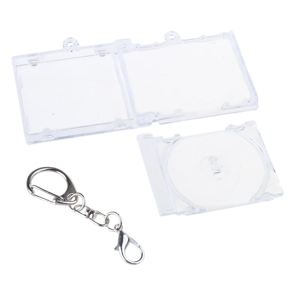 Acrylic Disc Hanging Charm Disc Keychain Key Rings Frame Key Chain ...