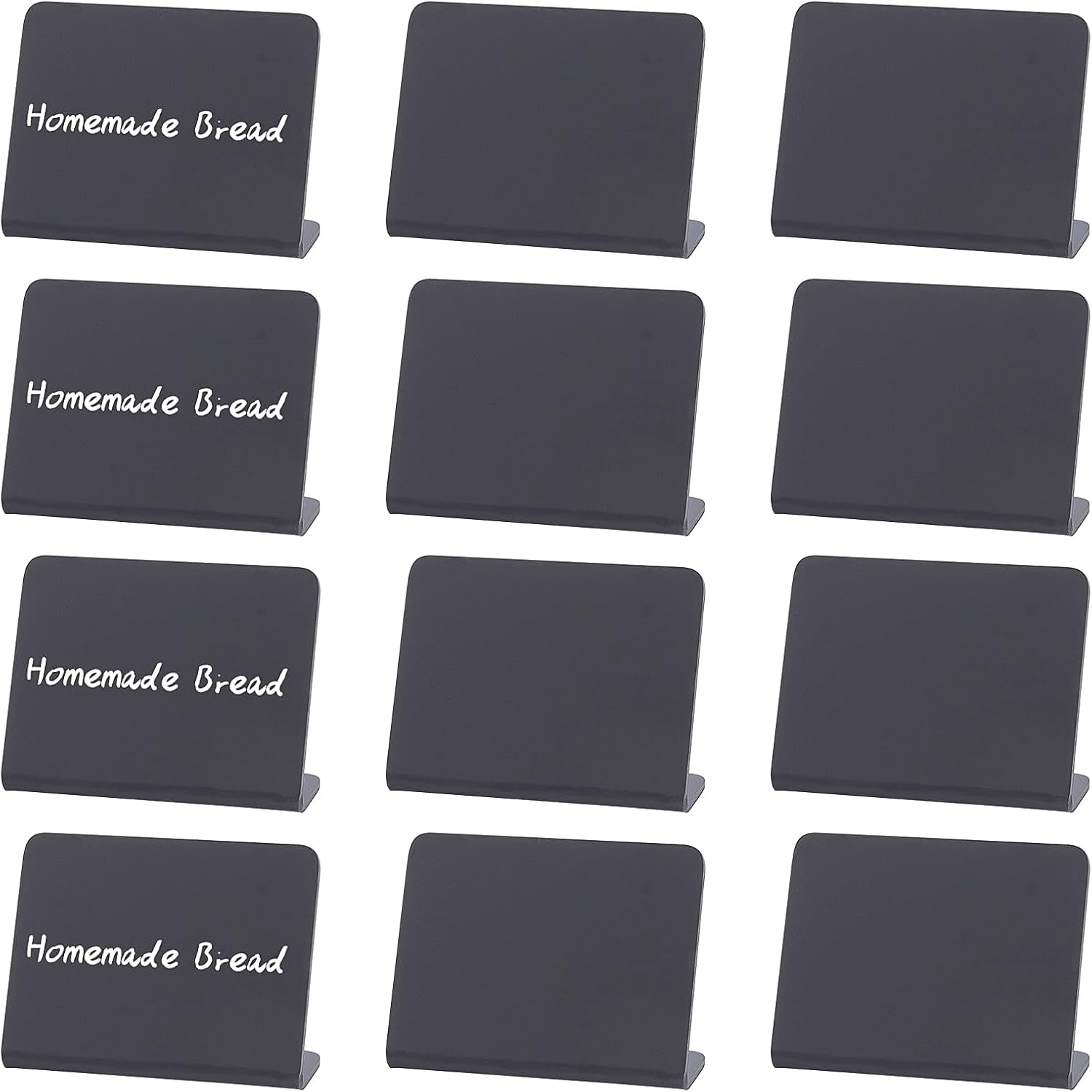 Acrylic Display Board Triangle Chalkboard Signs Black Multifunctional ...