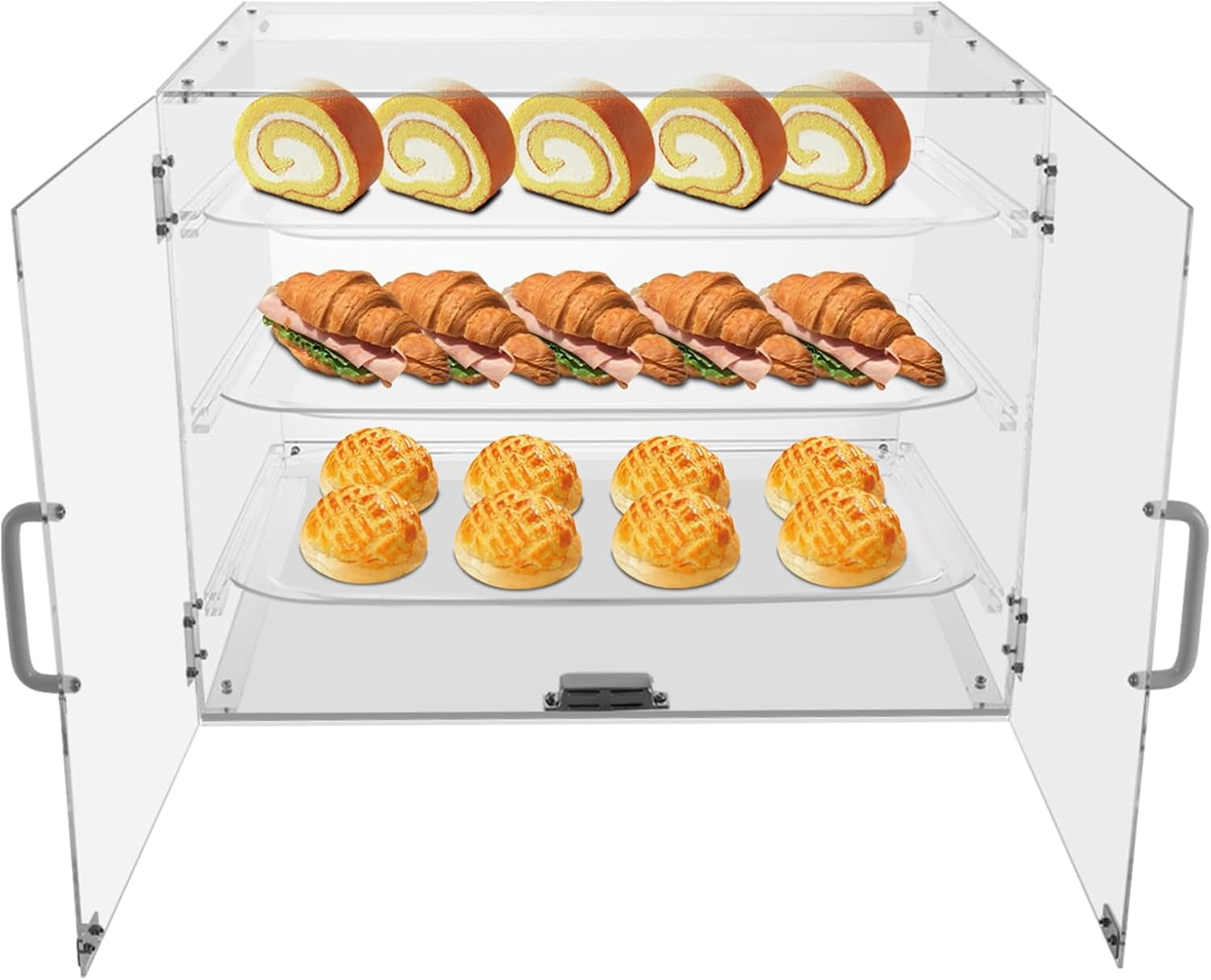 Acrylic Display Box Case Clear, Bakery Countertop Acrylic Display ...
