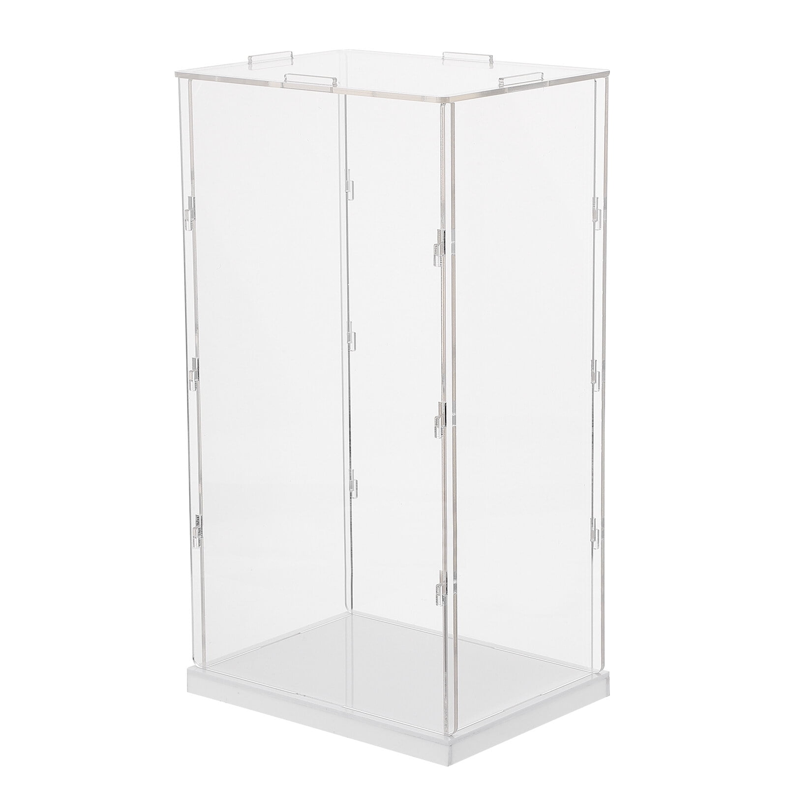 Plastics Clear Display Case Countertop Box Cube Organizer Stand ...