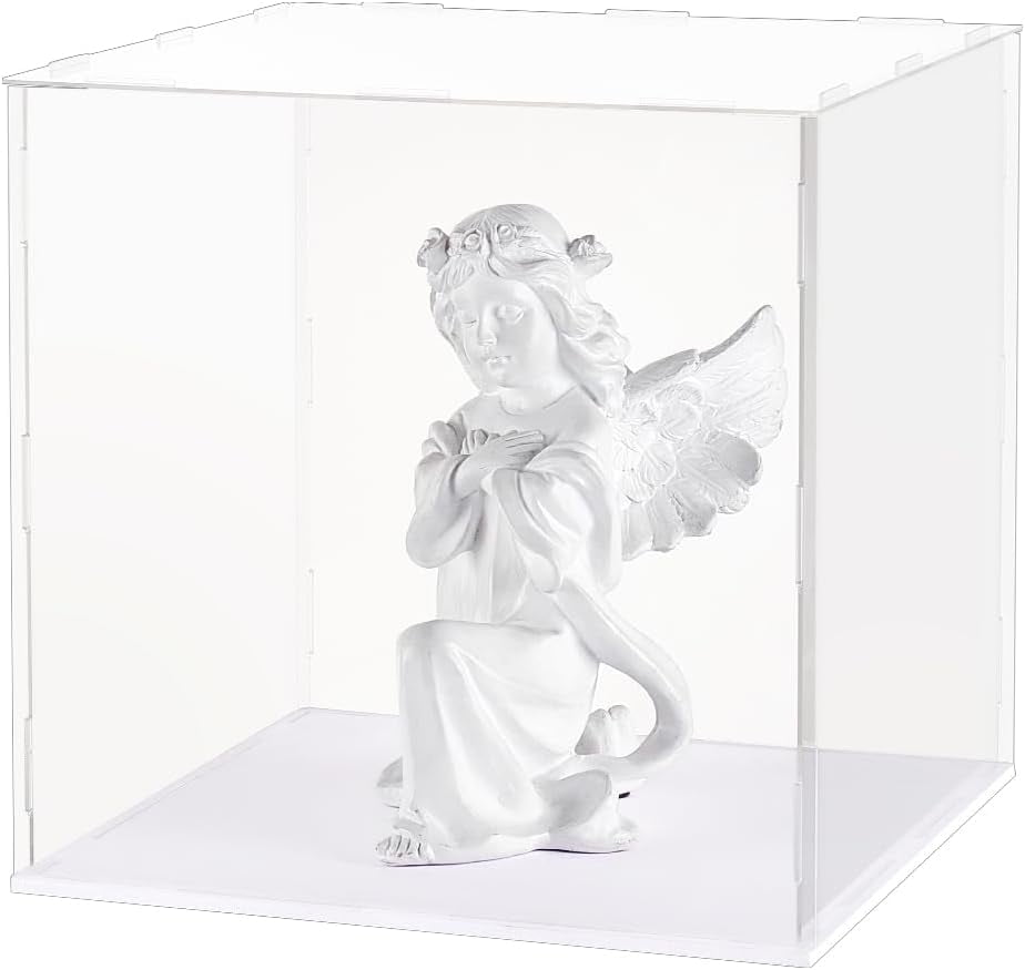 Acrylic Display Case 10.3x10.3x10.1 inch Model Display Case with ...